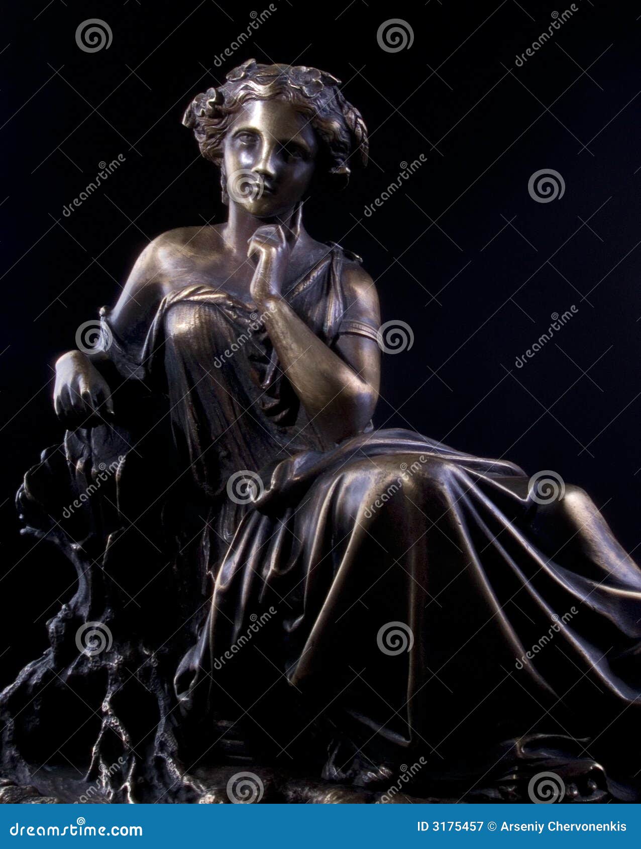 Musa antigua imagen de archivo. Imagen de hermoso, belleza - 3175457