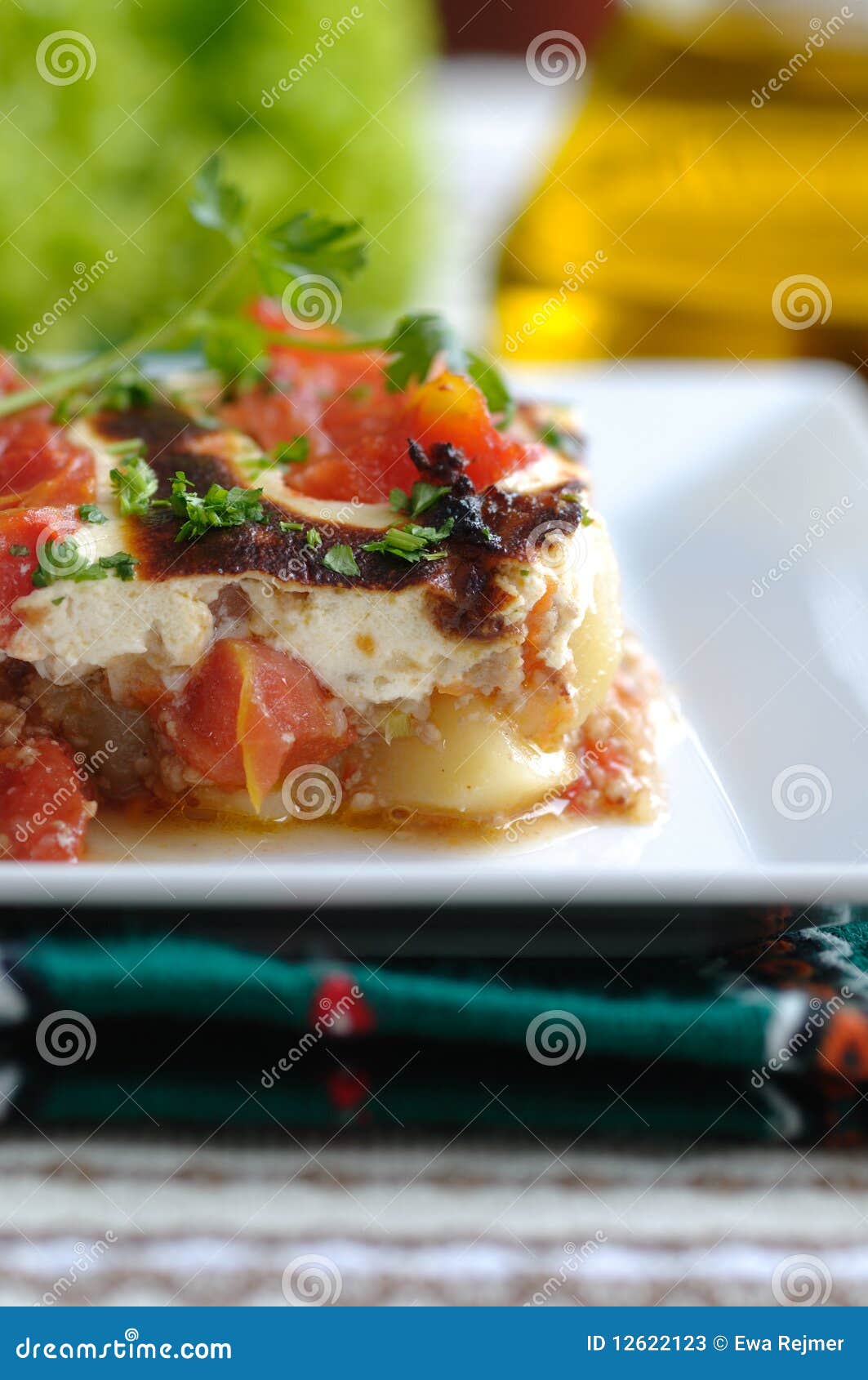 Musaka stock image. Image of musaka, vegetables, musaqqa - 12622123