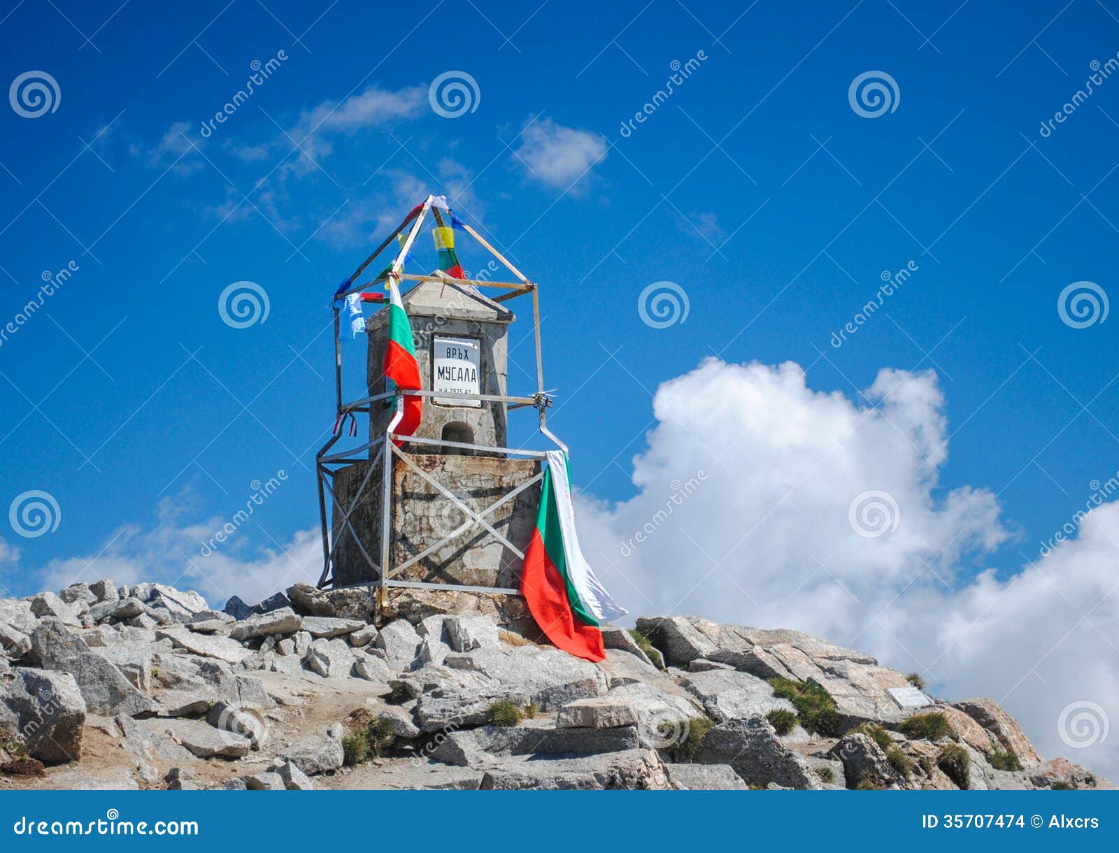 Musala stock foto. Image of piek, kleur, hoog, blauw - 35707474