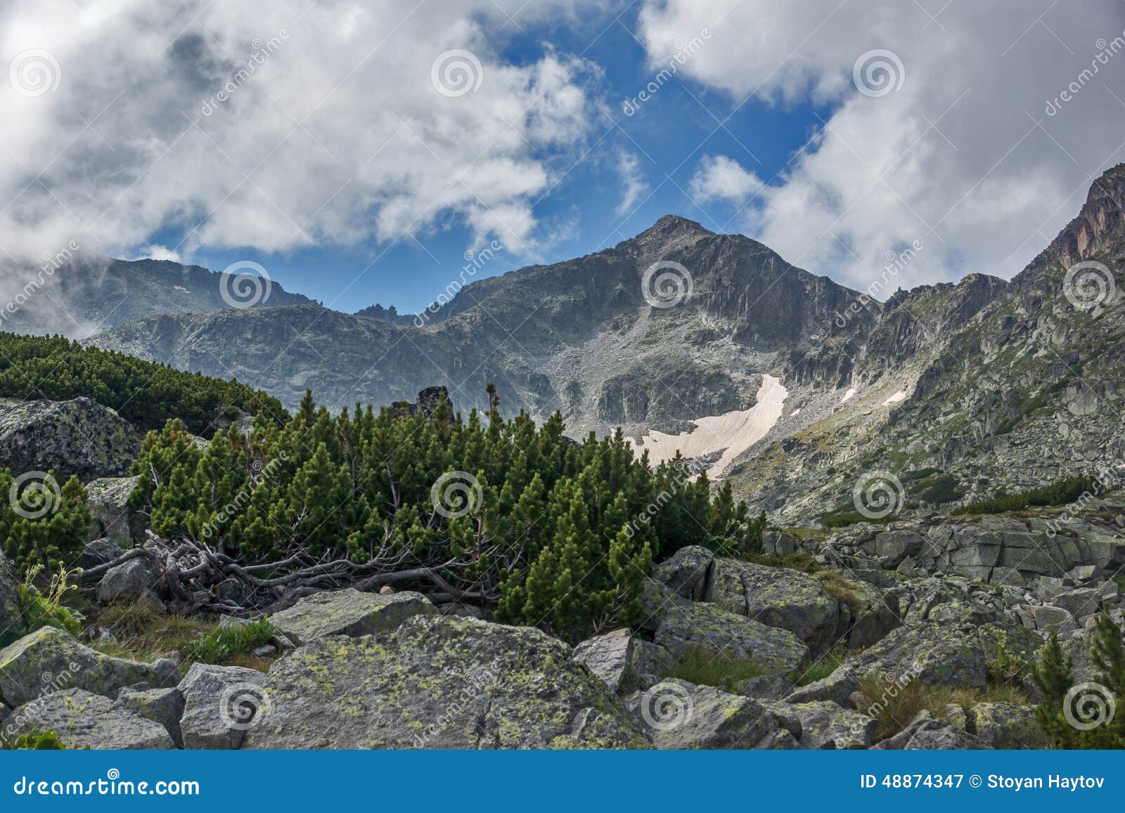 Musala-Spitze, Rila-Berg stockbild. Bild von region, feiertag - 48874347