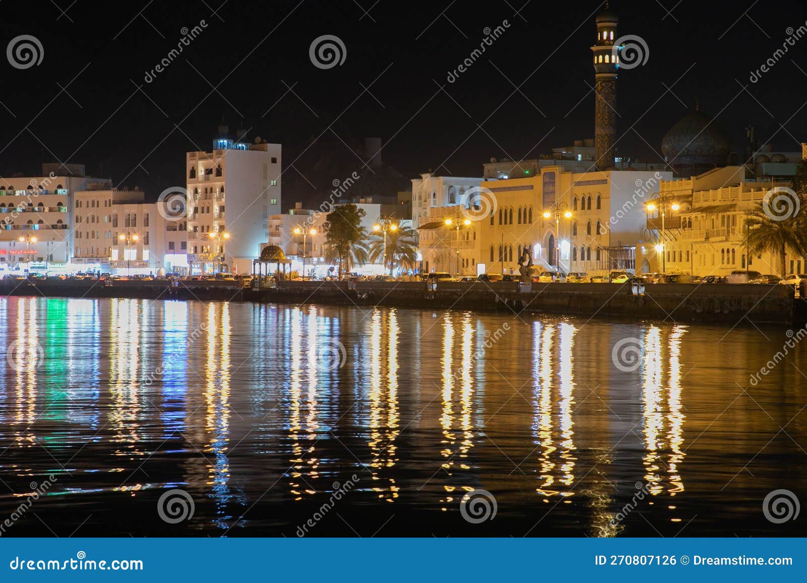 Muscat coastline, Oman editorial photo. Image of capital - 270807126