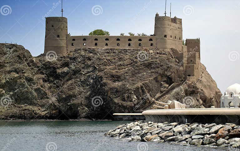Muscat Fortress stock image. Image of architecture, historic - 4117303