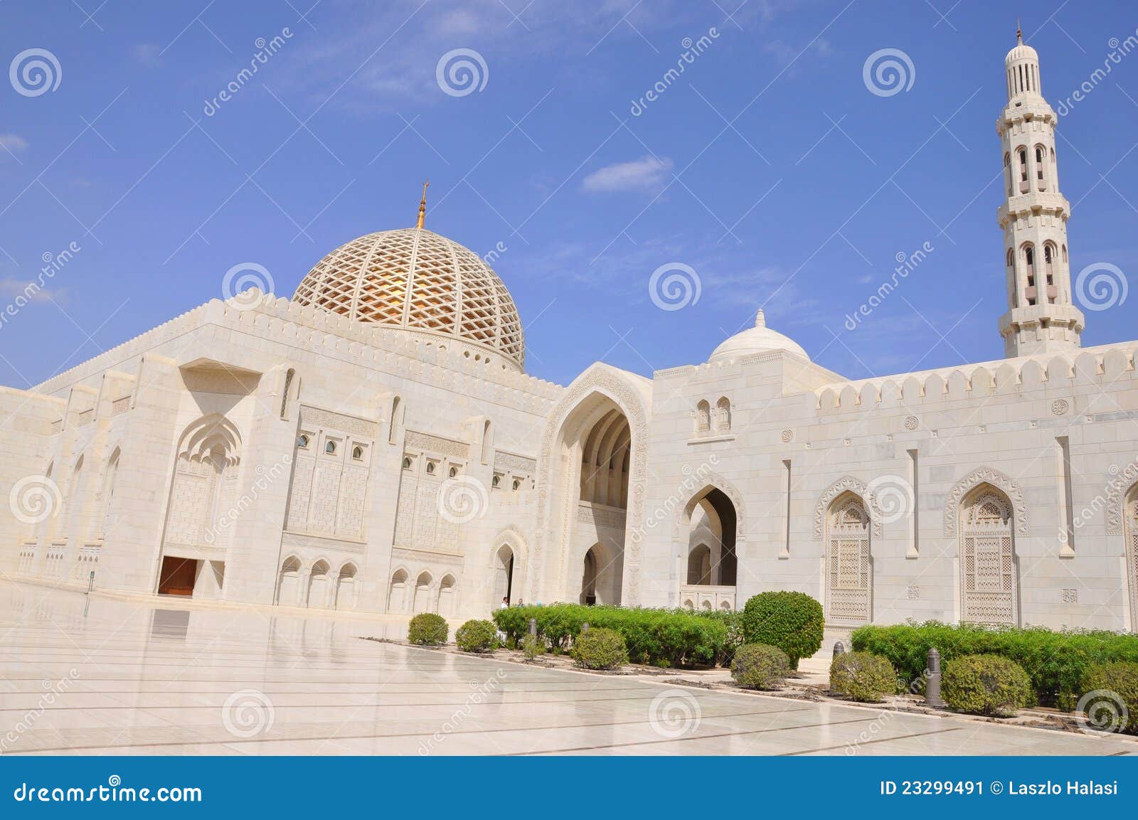 Mosque In Park Of Doha, Qatar Royalty-Free Stock Photography ...
