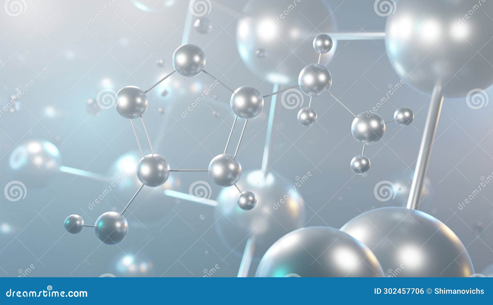 Muscimol Molecular Structure, 3d Model Molecule, Orthosteric Agonist ...