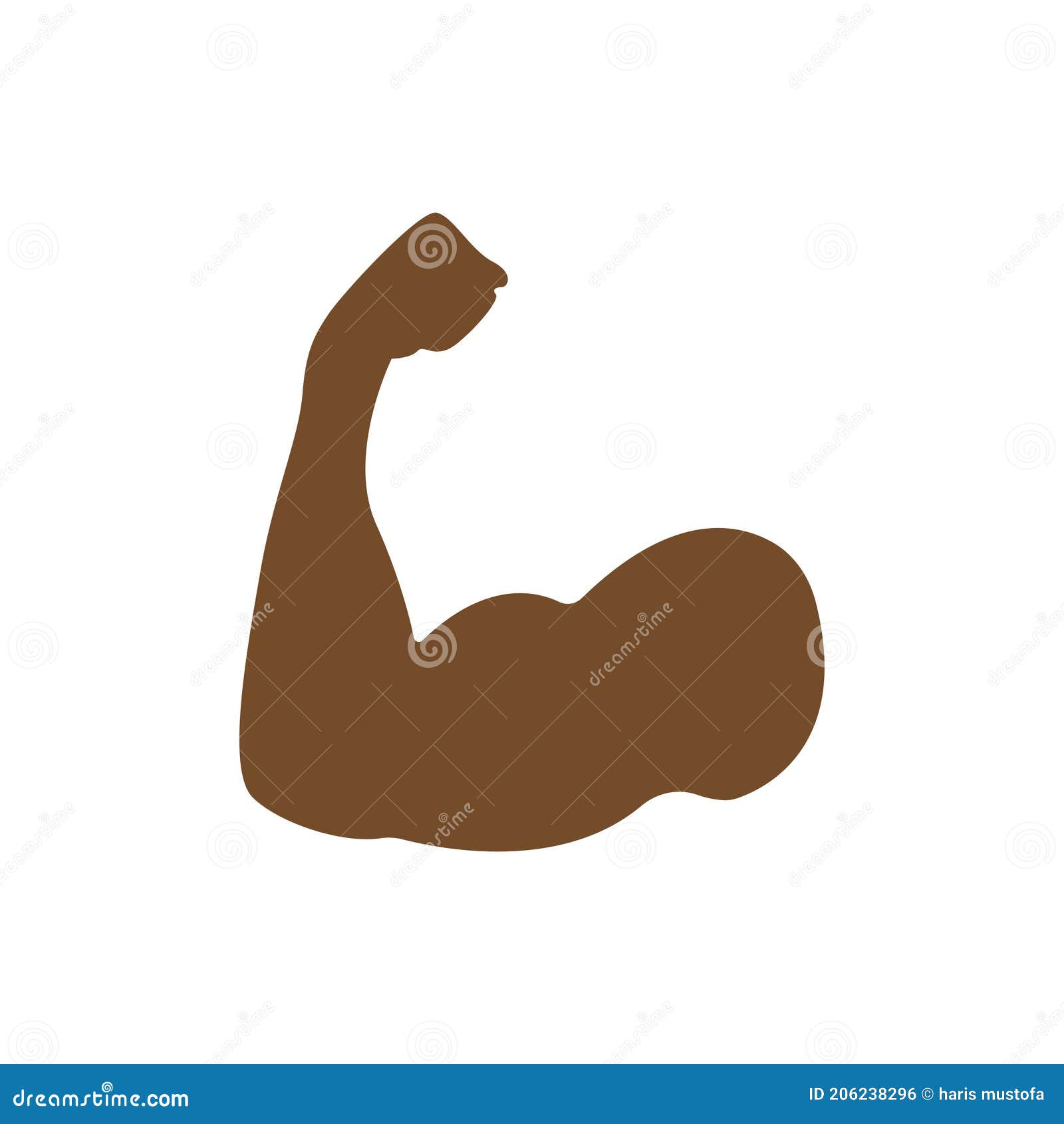 Muscle Arm Icon Design Template Vector Isolated Illustration Stock ...
