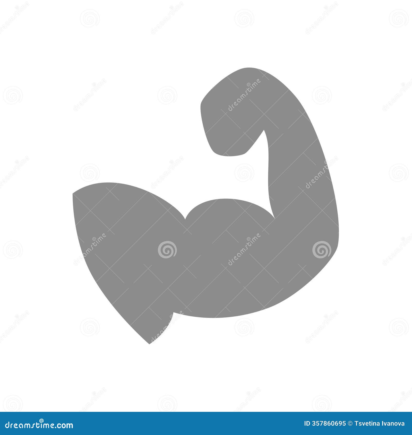 Muscle or Biceps Vector Icon Stock Vector - Illustration of symbol ...