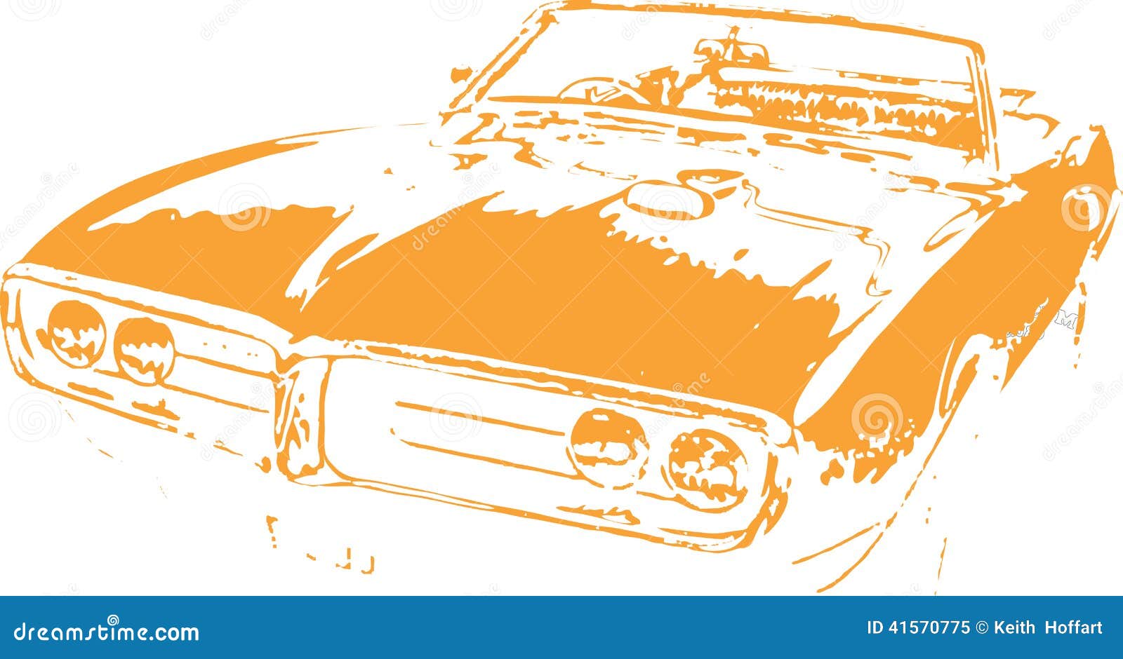 Muscle Car Design Vector Clipart Stock Vector - Illustration of ...