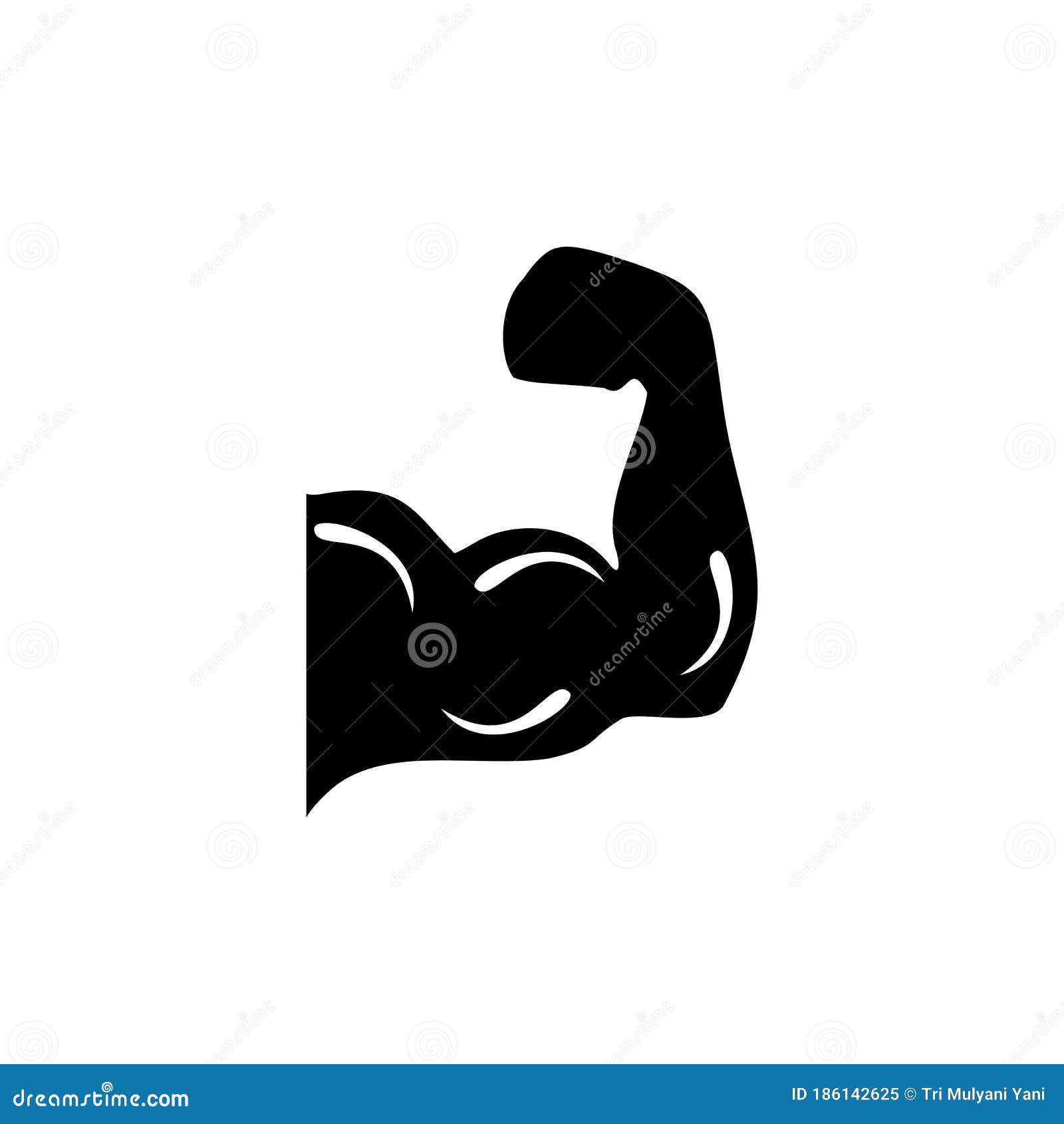 Muscle Icon Vector Design Symbol Stock Vector - Illustration of ...