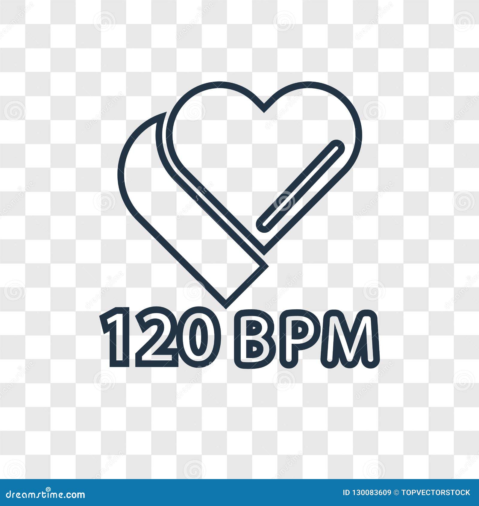 Muscle Concept Vector Linear Icon Isolated on Transparent Background ...