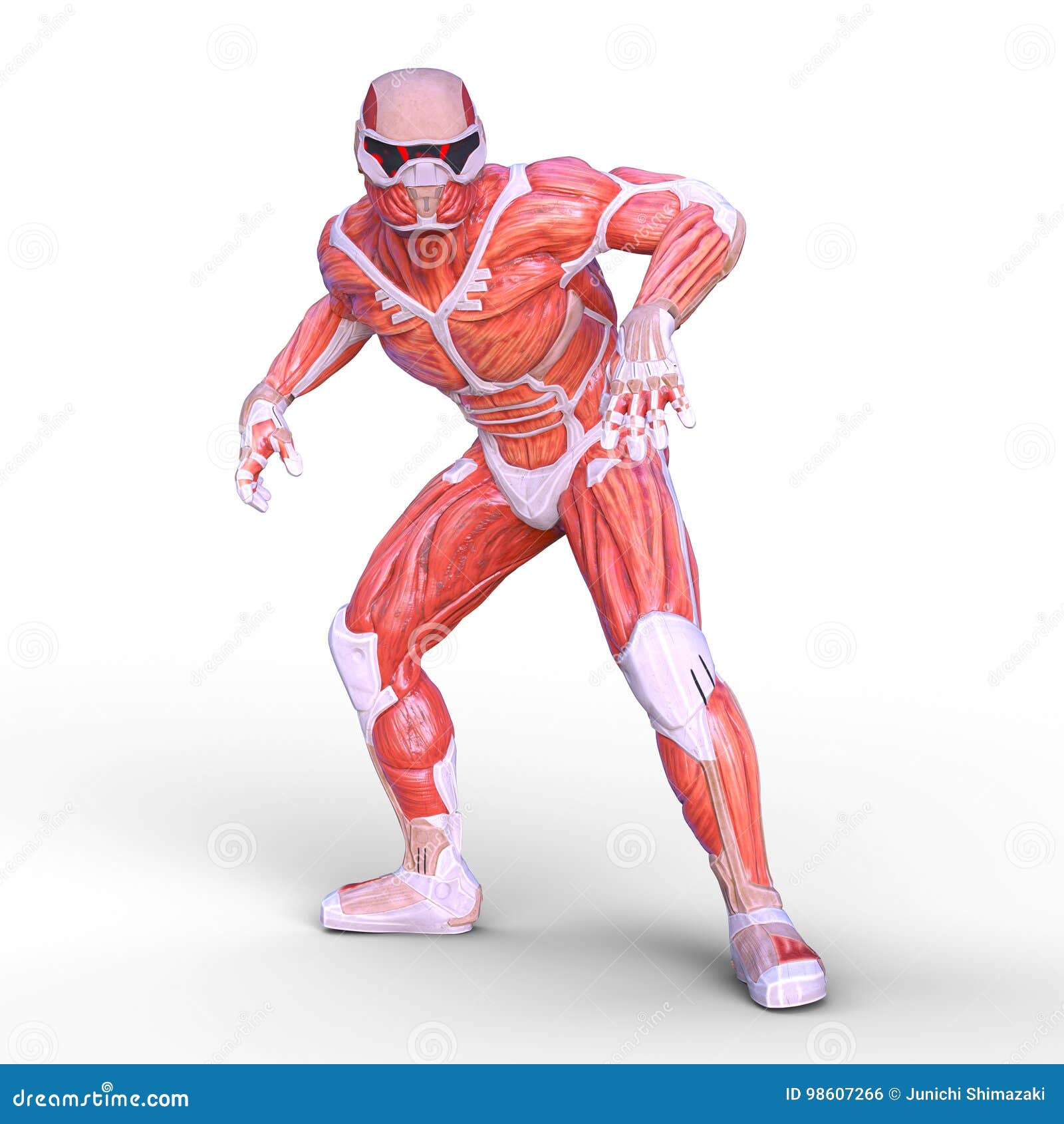 Muscle hero stock illustration. Illustration of goggles - 98607266