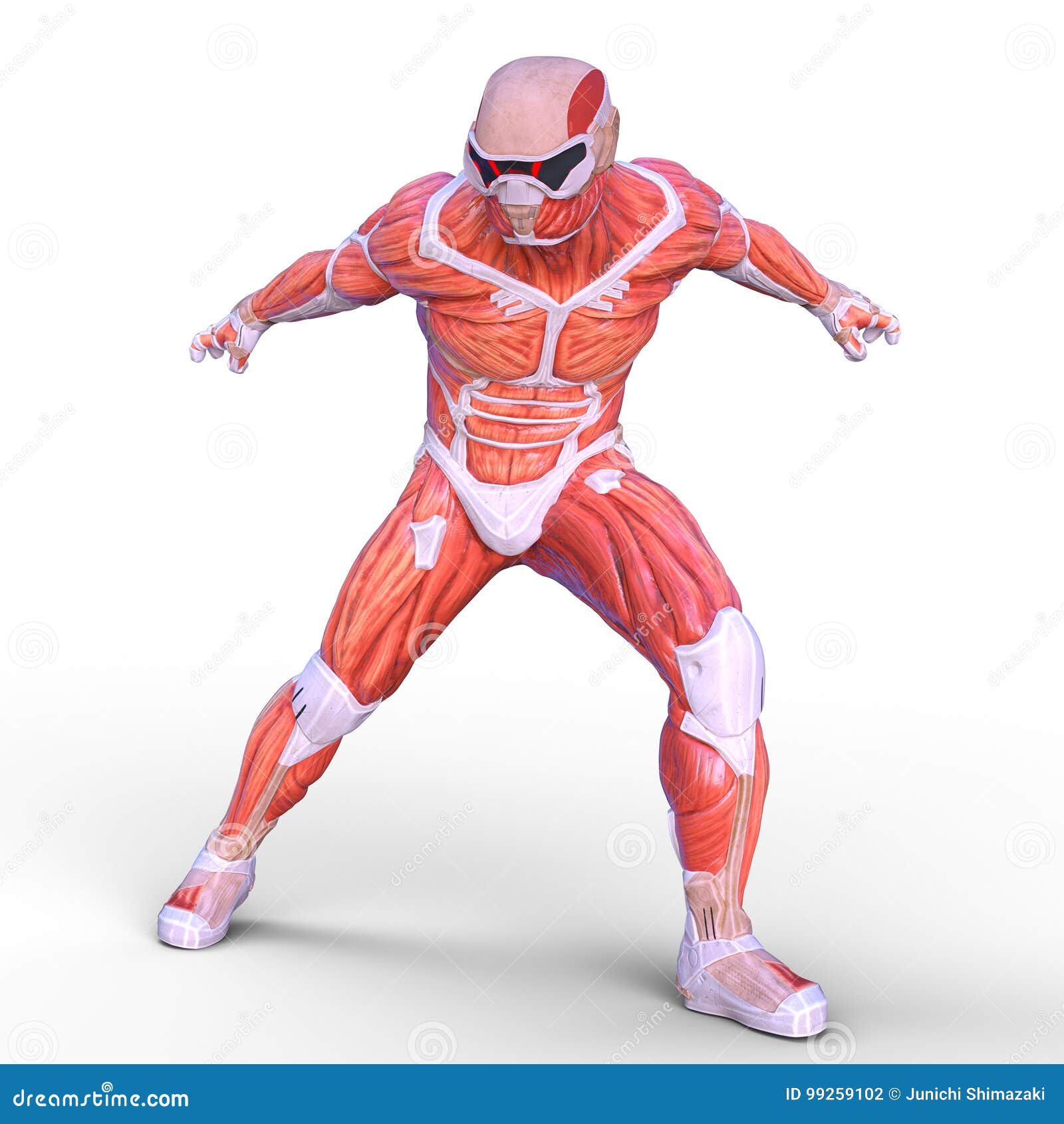 Muscle hero stock illustration. Illustration of super - 99259102