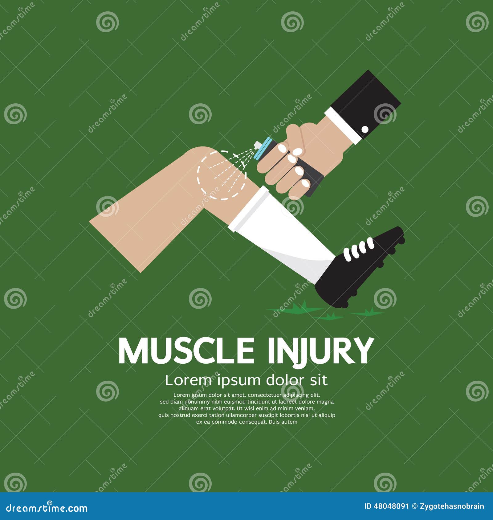 Muscle Injury And Tear In Tendon At Elbow Area. Cartoon Vector ...