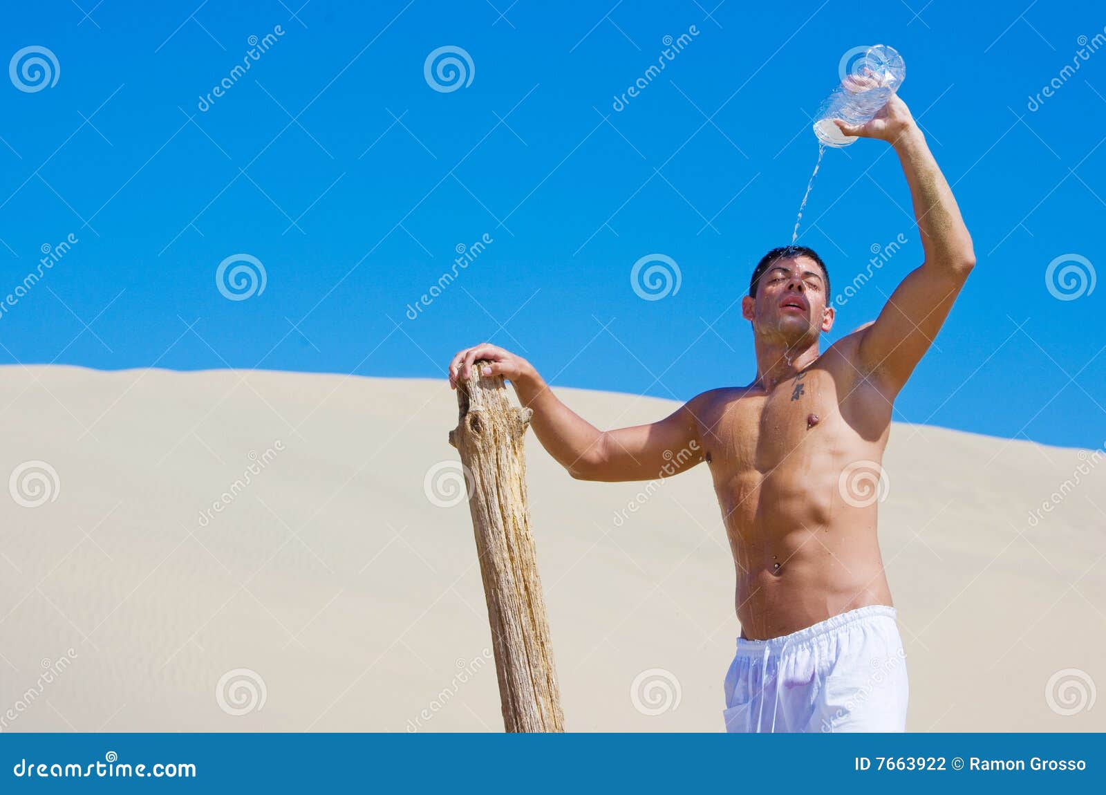 Muscle man stock photo. Image of cool, refresh, sport - 7663922