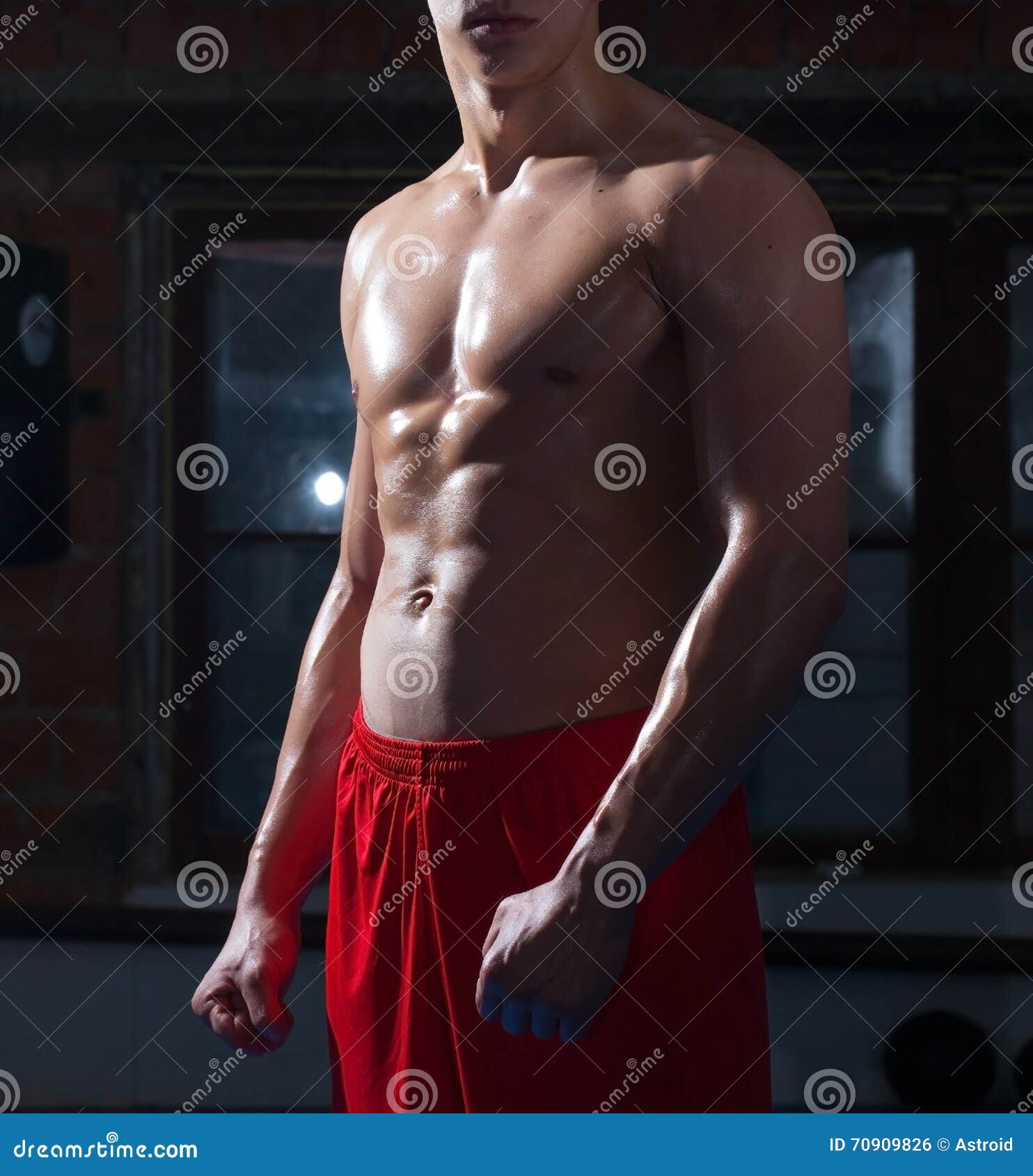 Muscle man torso stock photo. Image of athlete, bodybuilder - 70909826