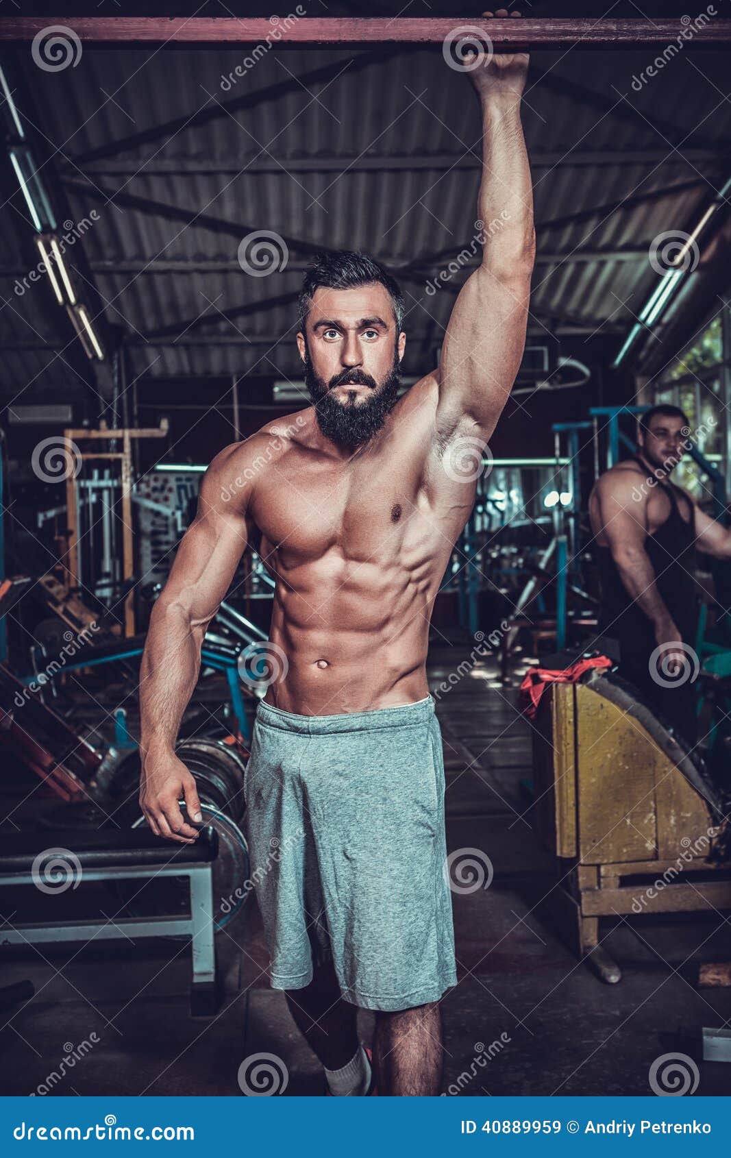 Muscle man who is posing stock image. Image of muscle - 40889959