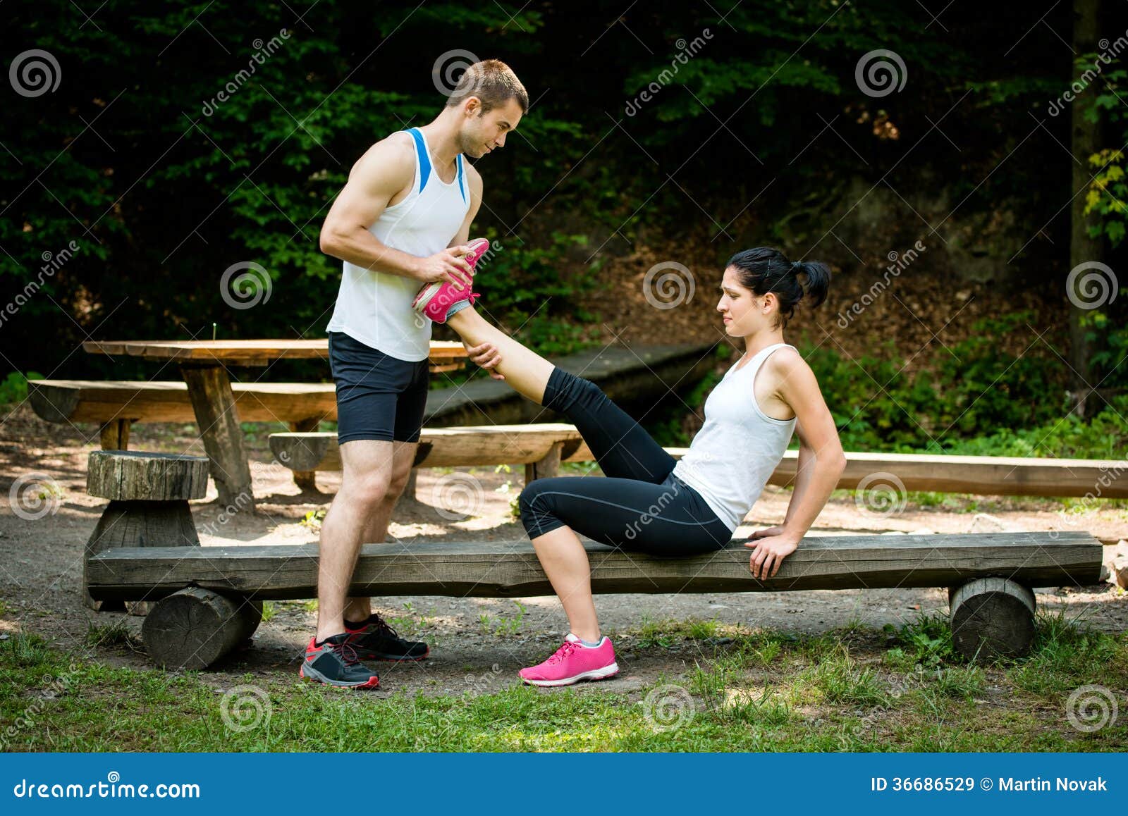 Muscle Spasm - after Sport Training Stock Image - Image of exercise ...