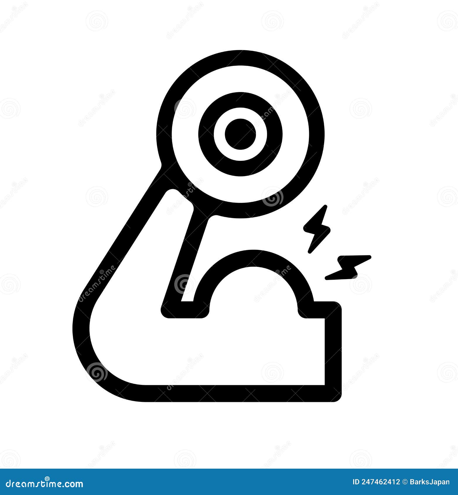 Muscle Training , Workout Vector Icon Illustration Stock Vector ...