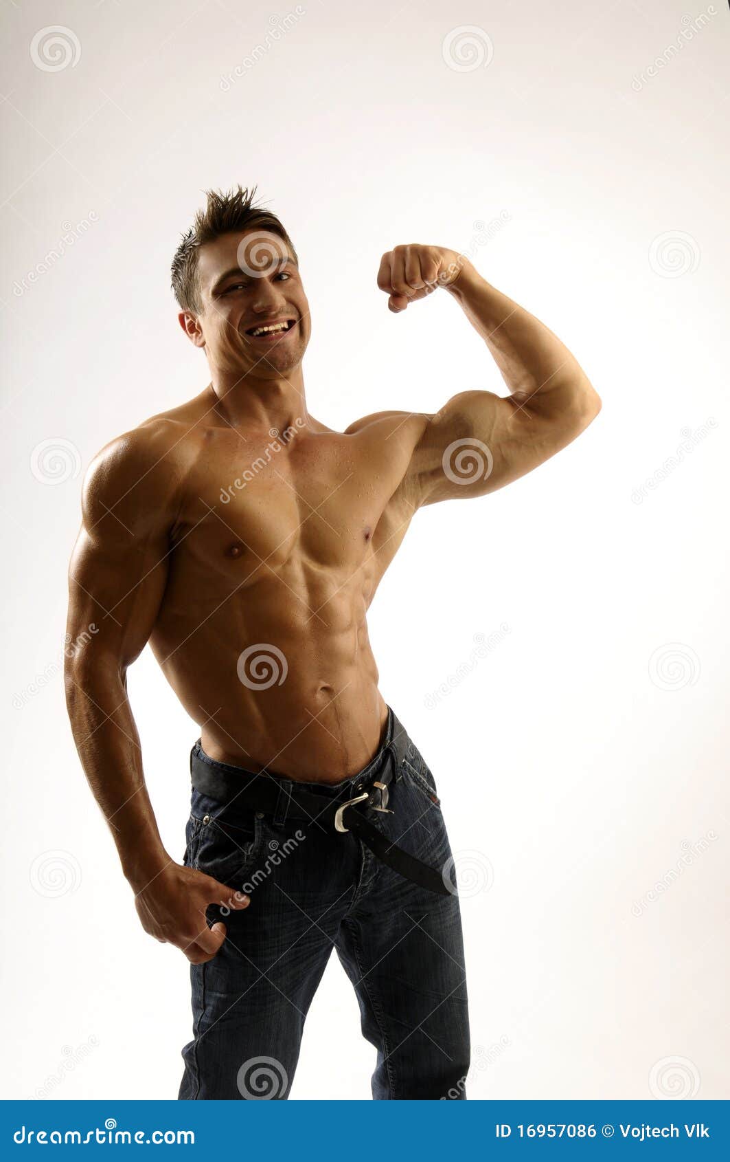 Muscleman stock photo. Image of watter, health, fitness - 16957086