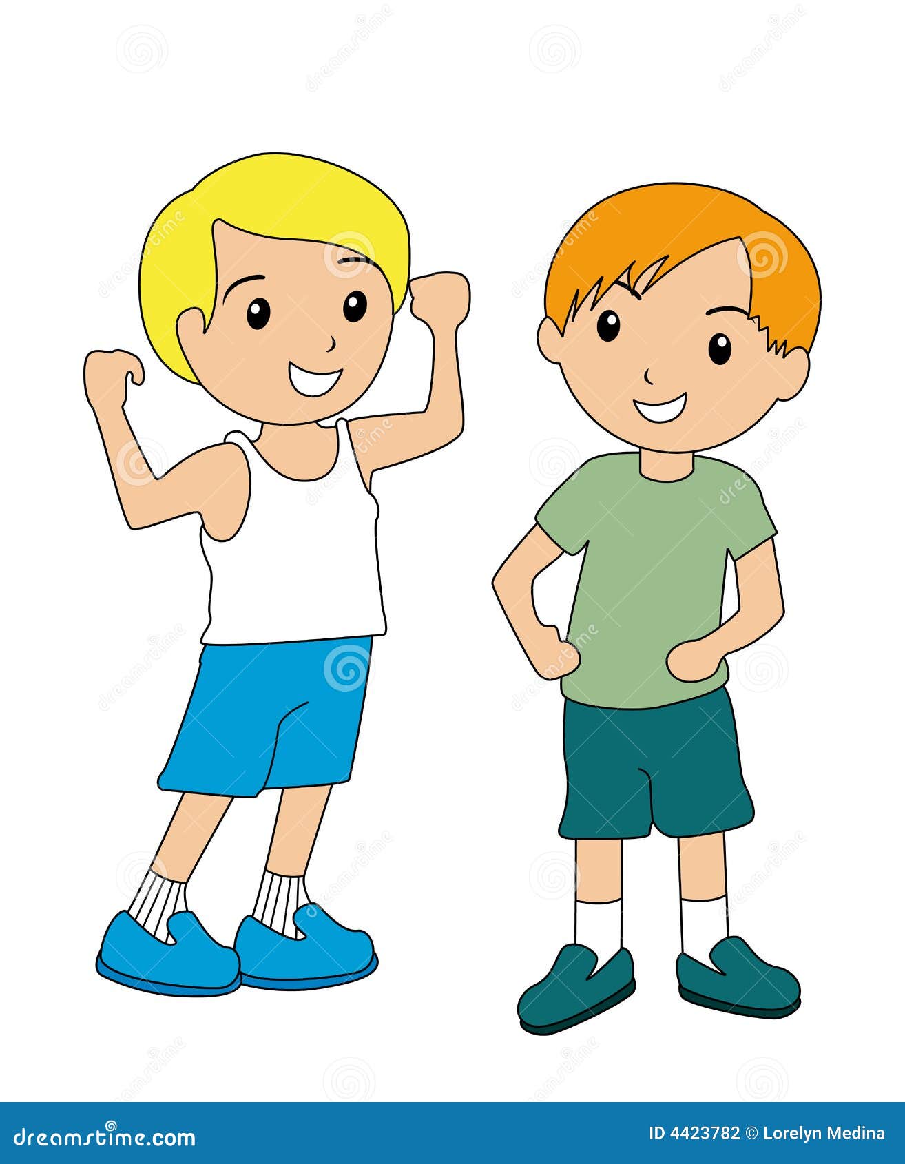 Muscles stock illustration. Illustration of youth, strong - 4423782