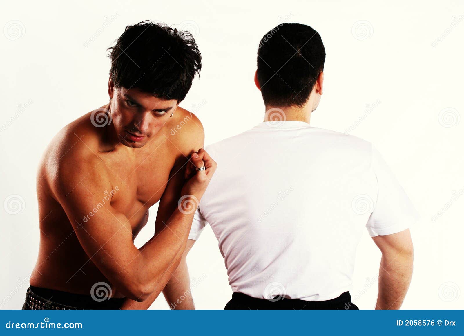 Muscles - Strong men stock photo. Image of expression - 2058576