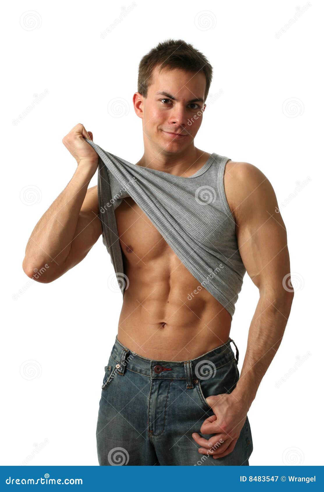 Muscular Abs stock image. Image of caucasian, people, gorgeous - 8483547