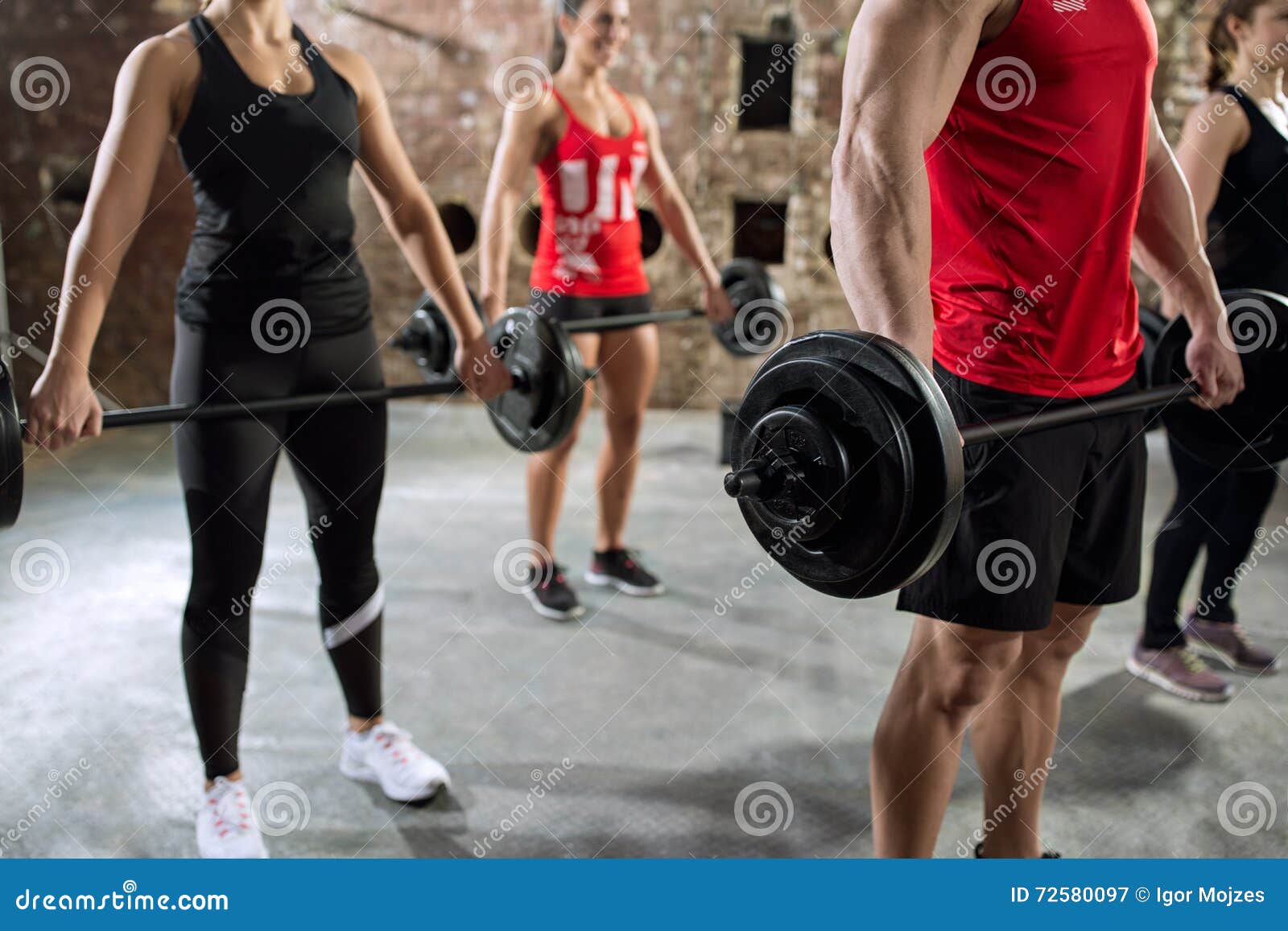 Muscular Bodybuilders Workout Torso Stock Image - Image of bright ...