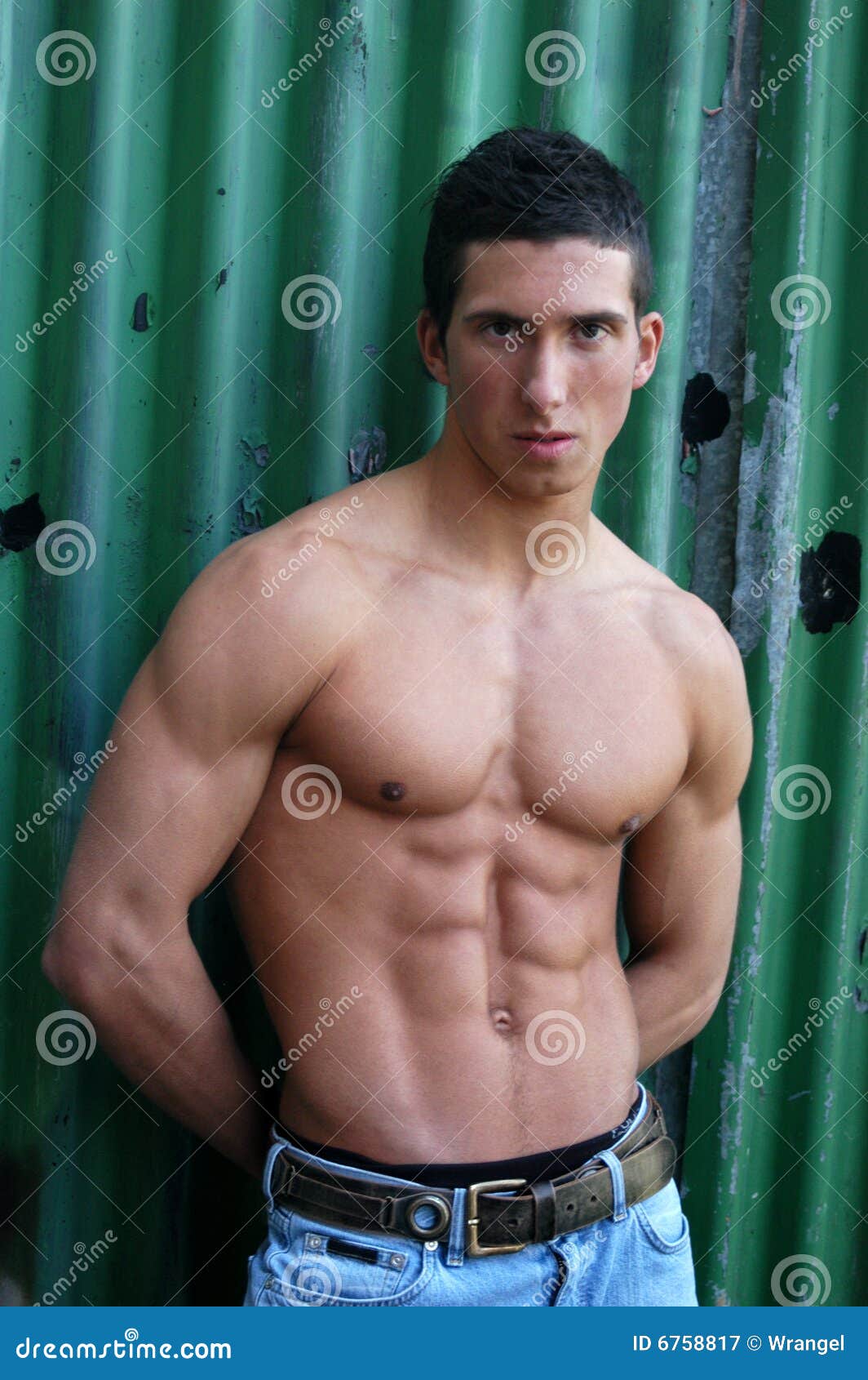 Muscular Male Model stock image. Image of muscular, fitness - 6758817