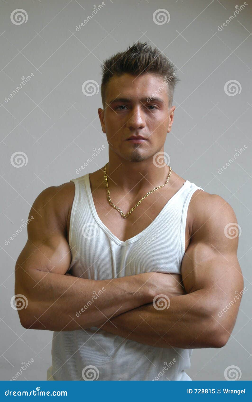 Muscular Male Model Stock Photography | CartoonDealer.com #34140644