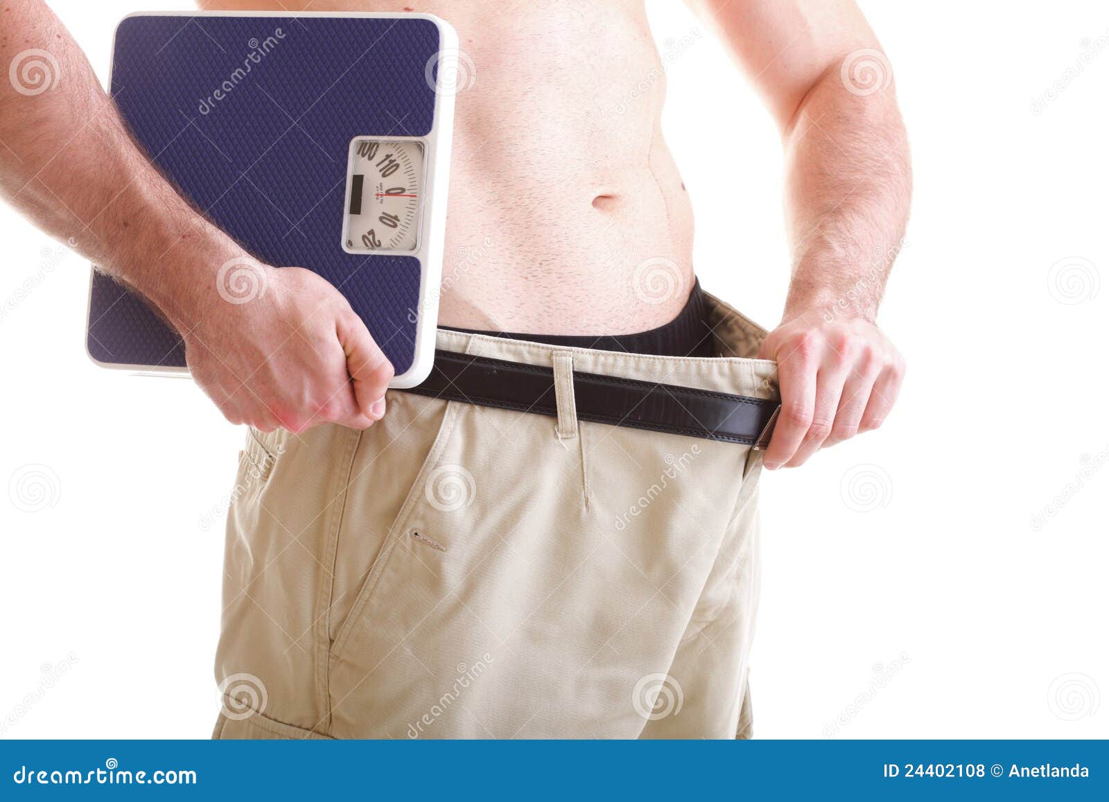 Fat Male And Scale Royalty-Free Stock Photography | CartoonDealer.com ...