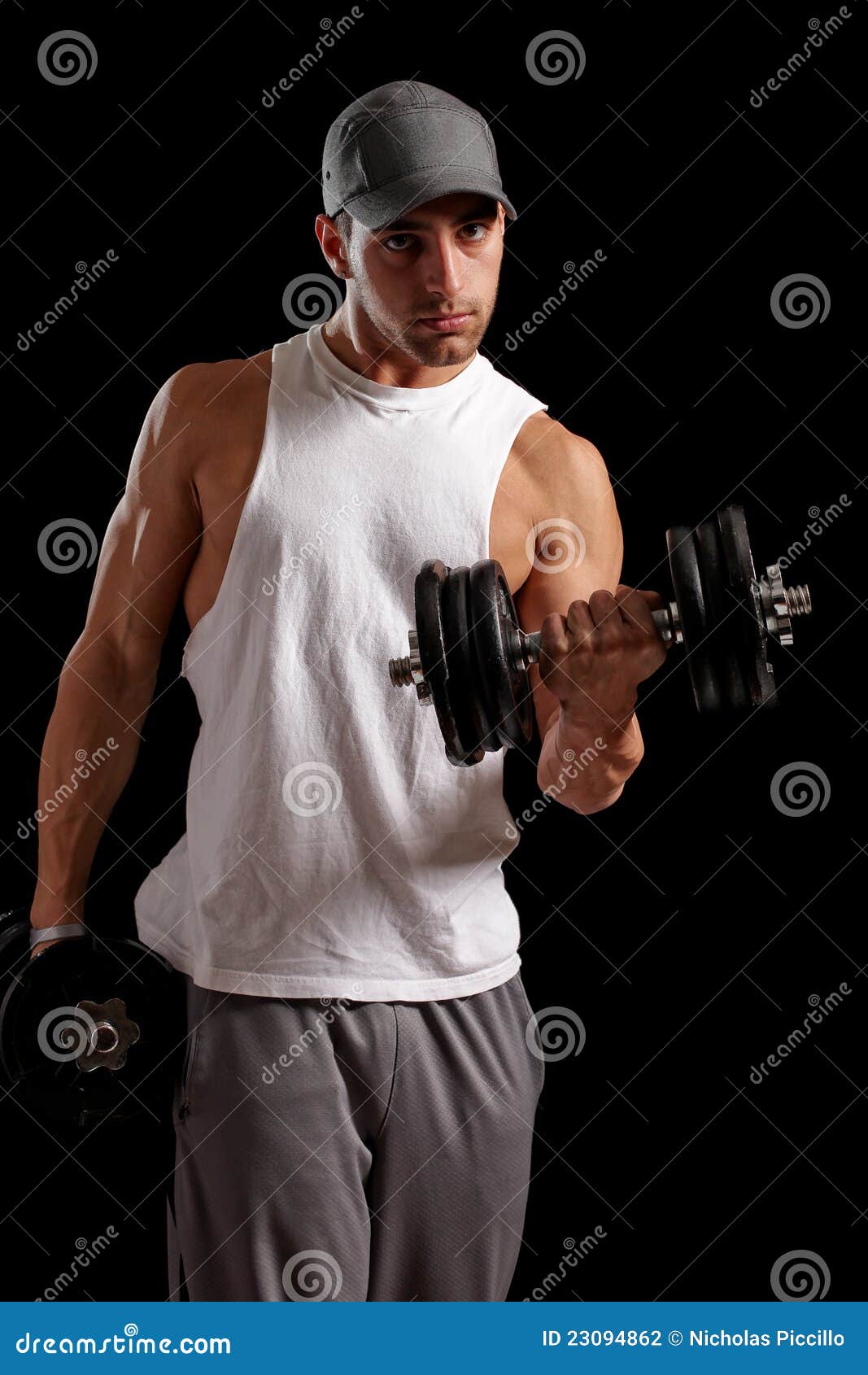 Muscular Man stock photo. Image of strength, adult, muscle - 23094862