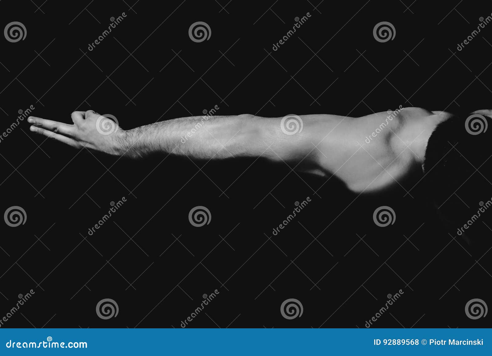 Muscular man bending down. stock photo. Image of muscular - 92889568