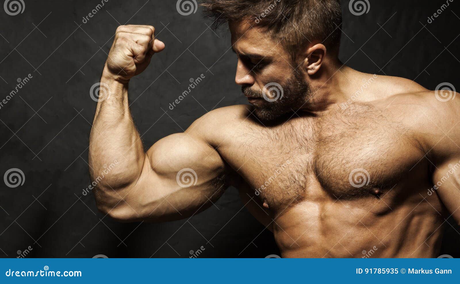 A Muscular Man Flexing His Biceps Stock Image - Image of work, biceps ... A Muscular Man Flexing His Biceps Stock Image - Image of work, biceps ...