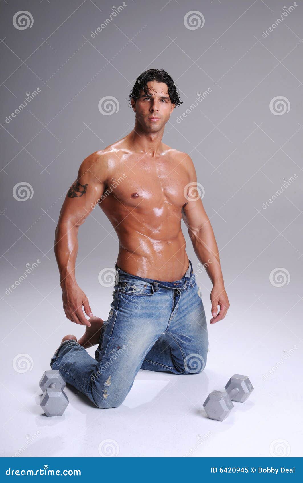 Muscular Man Workout stock image. Image of healthy, adult - 6420945