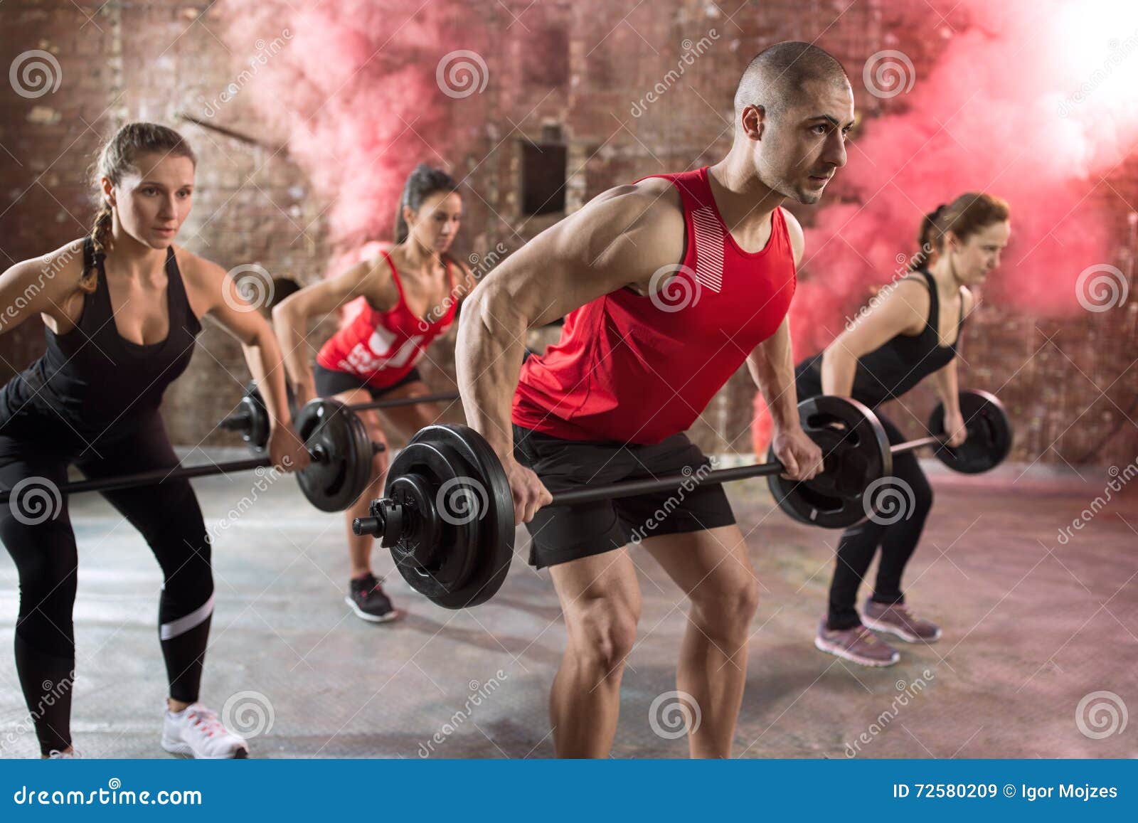 Muscular People Bodybuilders Workout Torso Stock Image - Image of ...