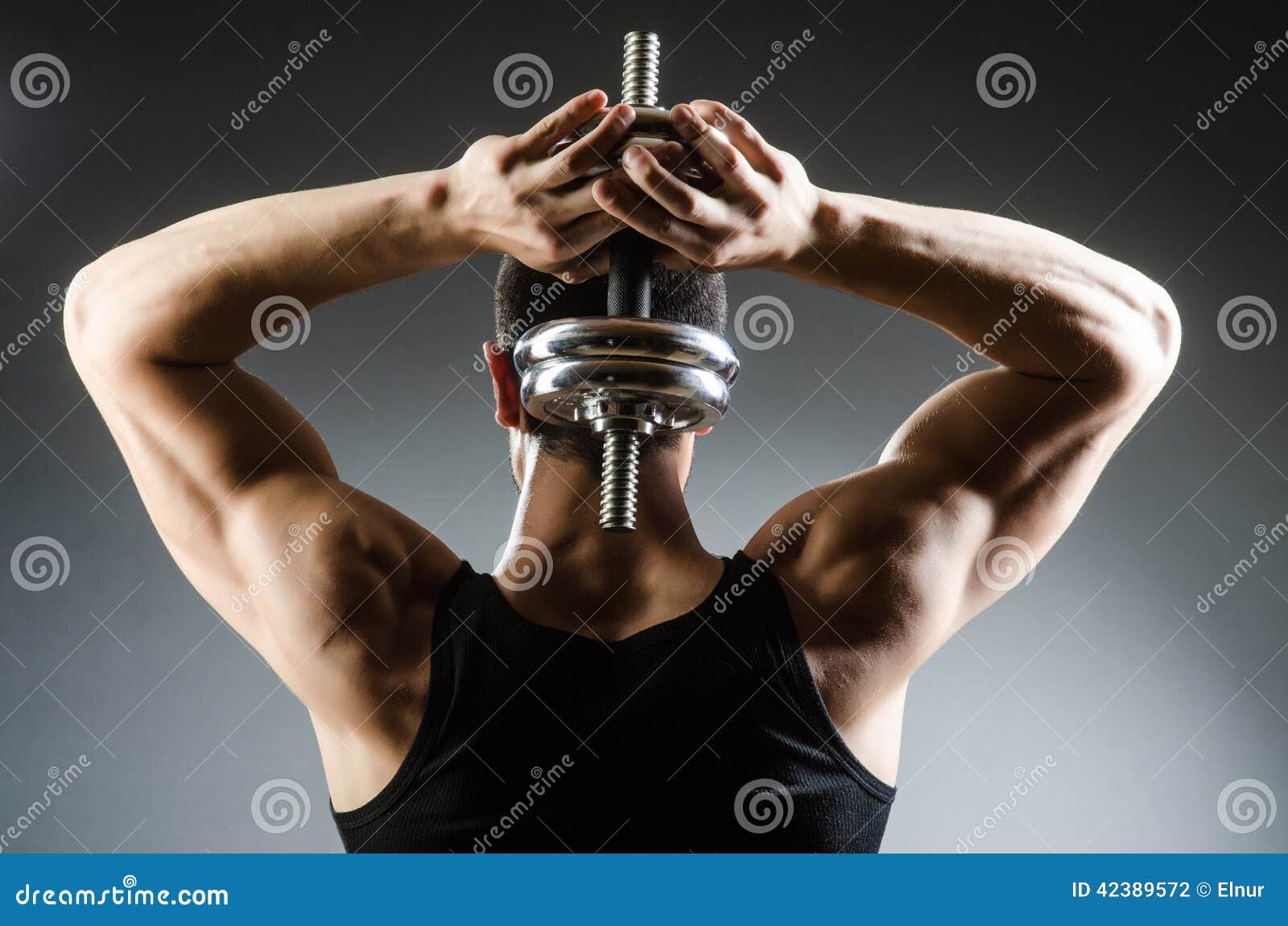 Muscular Ripped Bodybuilder Stock Photo - Image of fitness, trainer ...