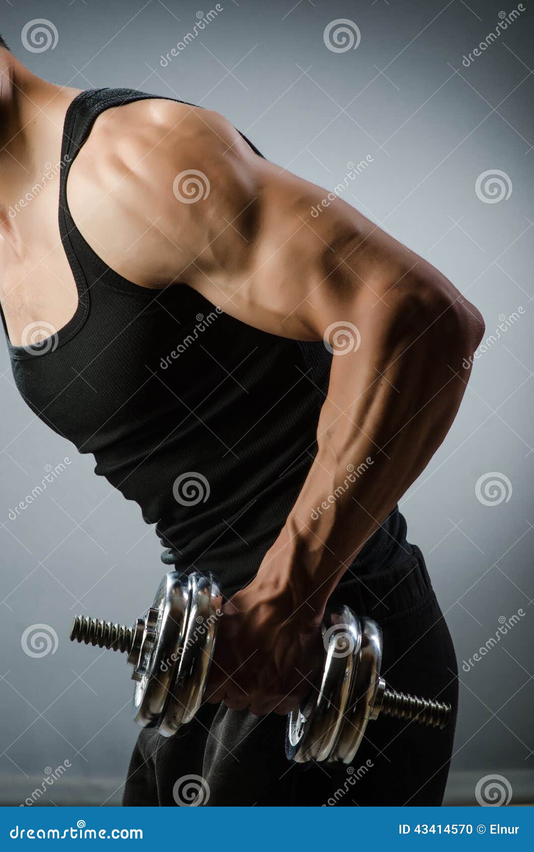 Muscular Ripped Bodybuilder Stock Photo - Image of strong, athletic ...