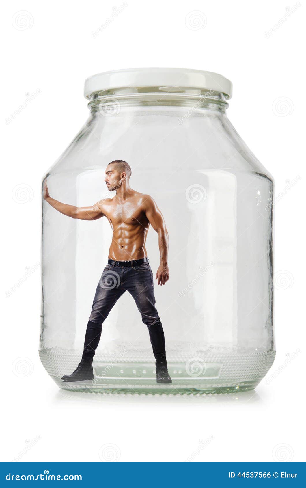 Muscular ripped man stock photo. Image of cover, fragile - 44537566