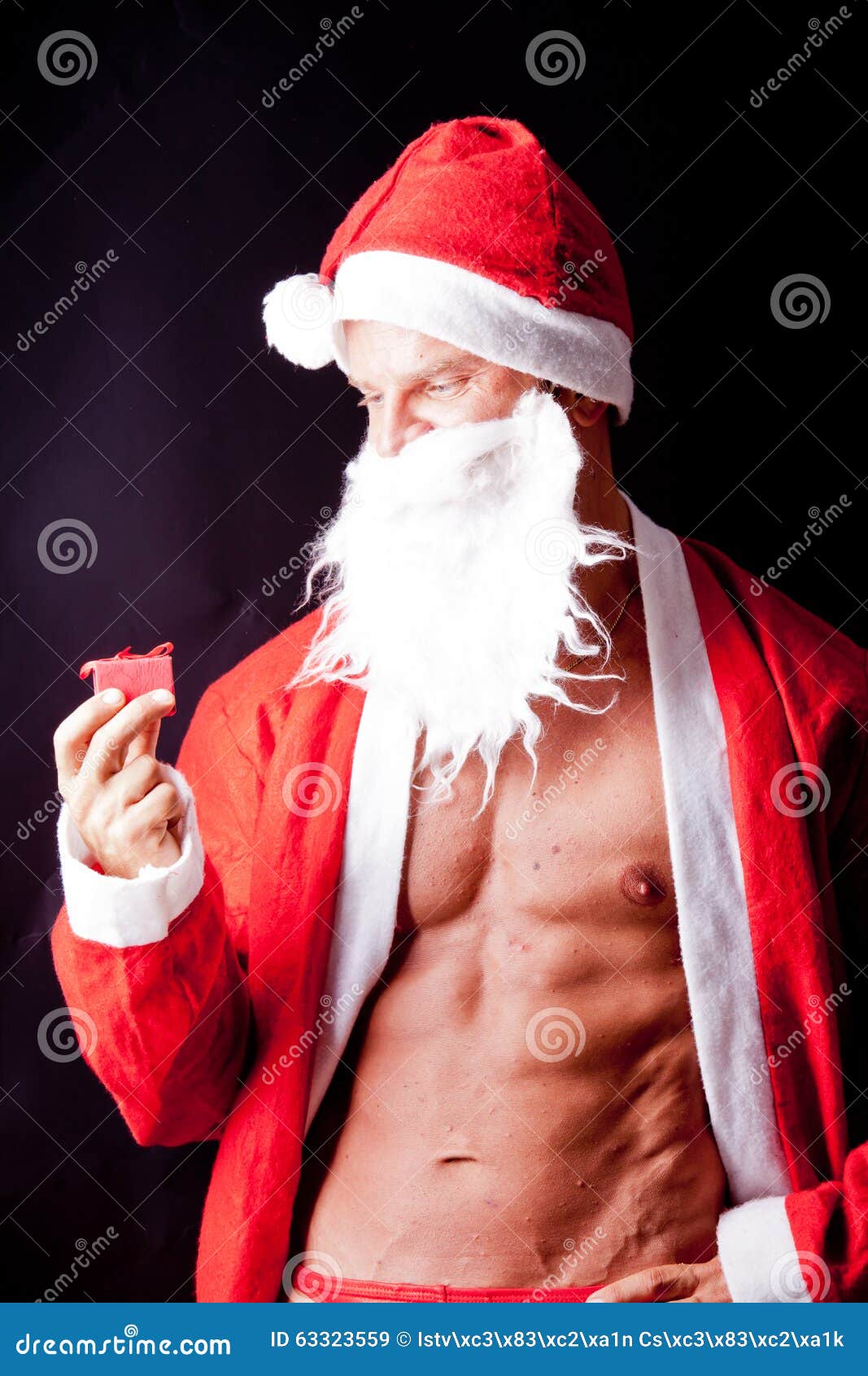 Muscular Santa Claus Stock Photo | CartoonDealer.com #81699354