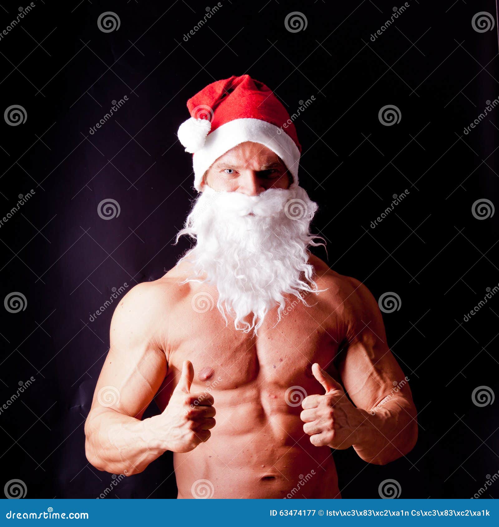 Muscular santa claus stock image. Image of muscular, cheerful - 63474177 Muscular santa claus stock image. Image of muscular, cheerful - 63474177