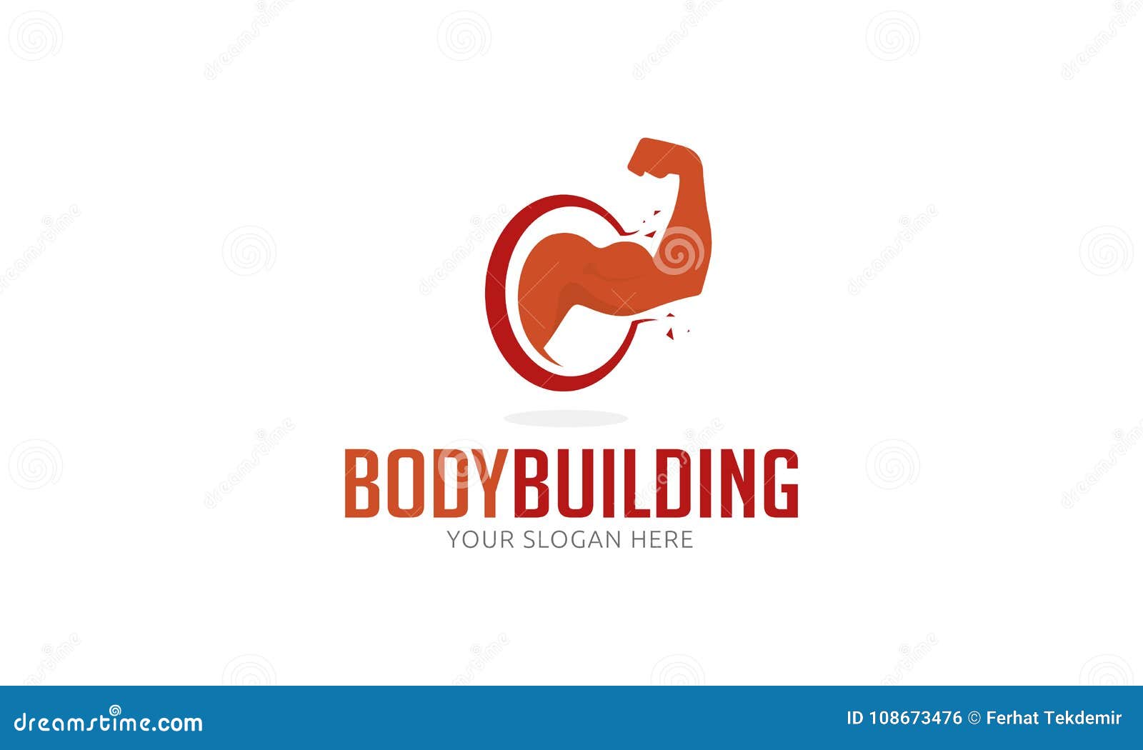 Musculation Logo Template illustration stock. Illustration du aérobic ...