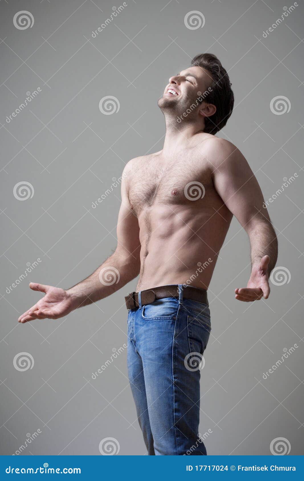 Musculous man stock photo. Image of handsome, strength - 17717024