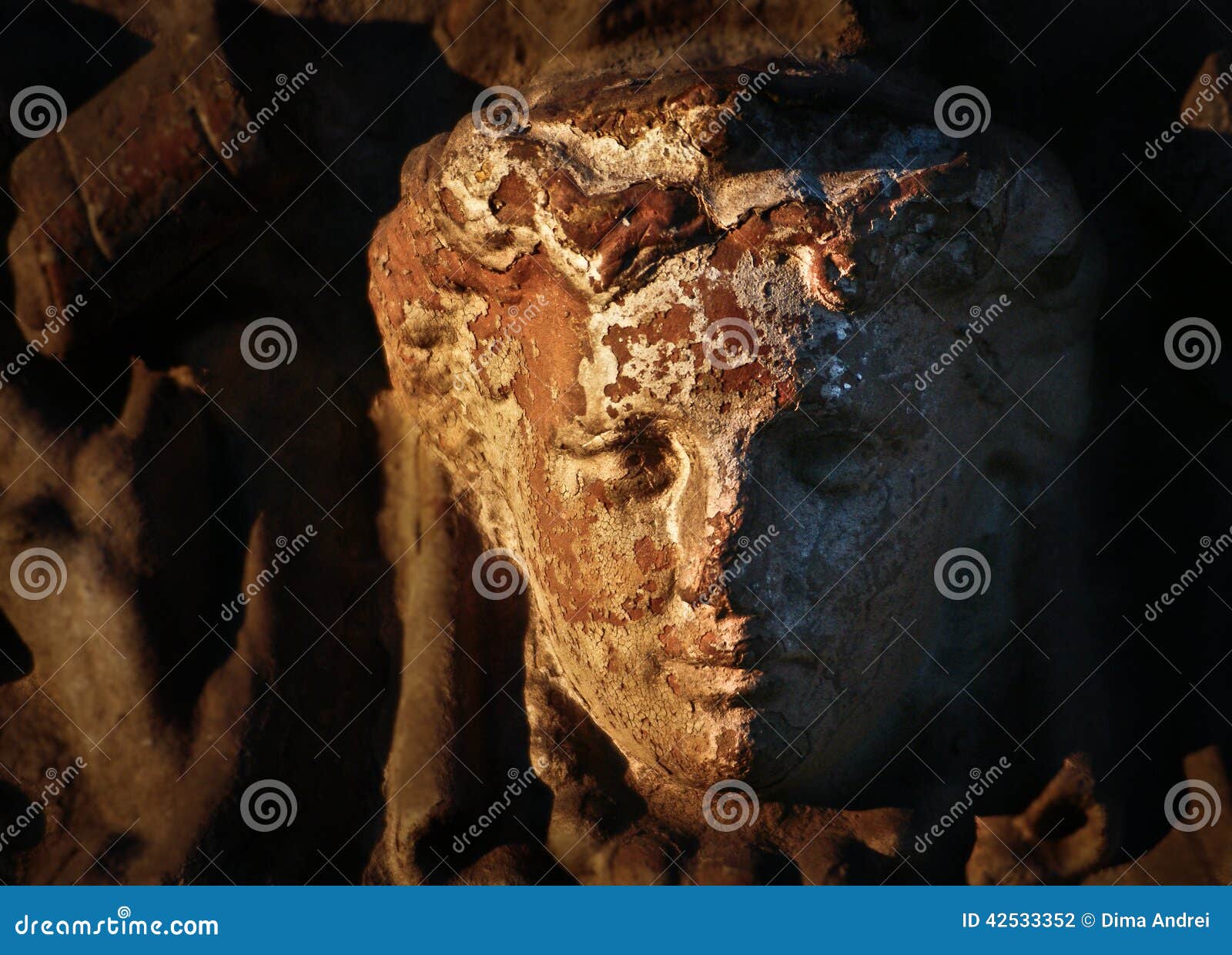 The muse stock photo. Image of eyes, wall, makeup, hair - 42533352