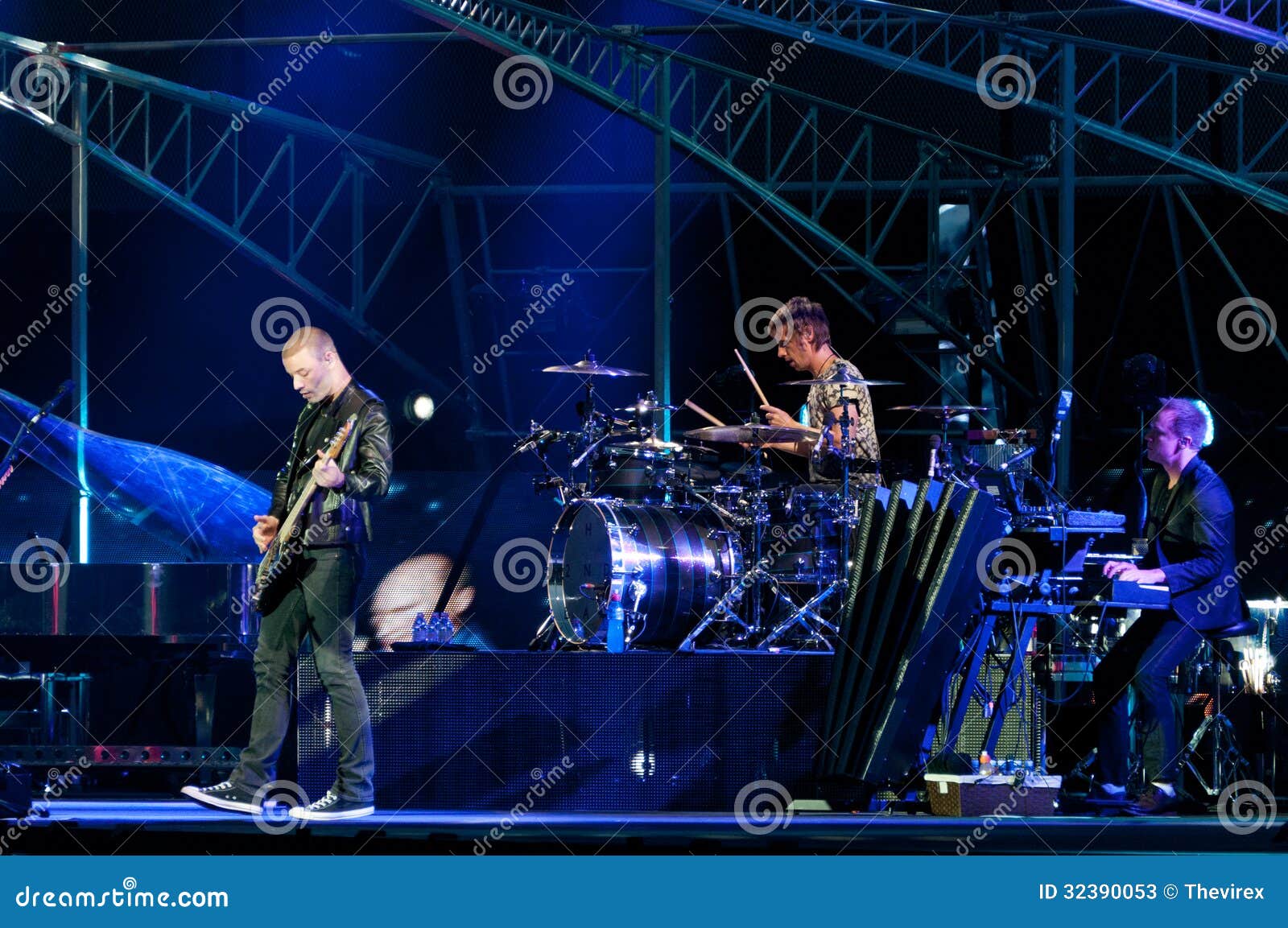 Muse Live! editorial stock photo. Image of turin, music - 32390053