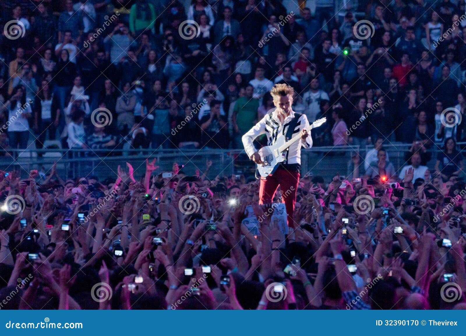 Muse Live! editorial image. Image of events, drum, rock - 32390170