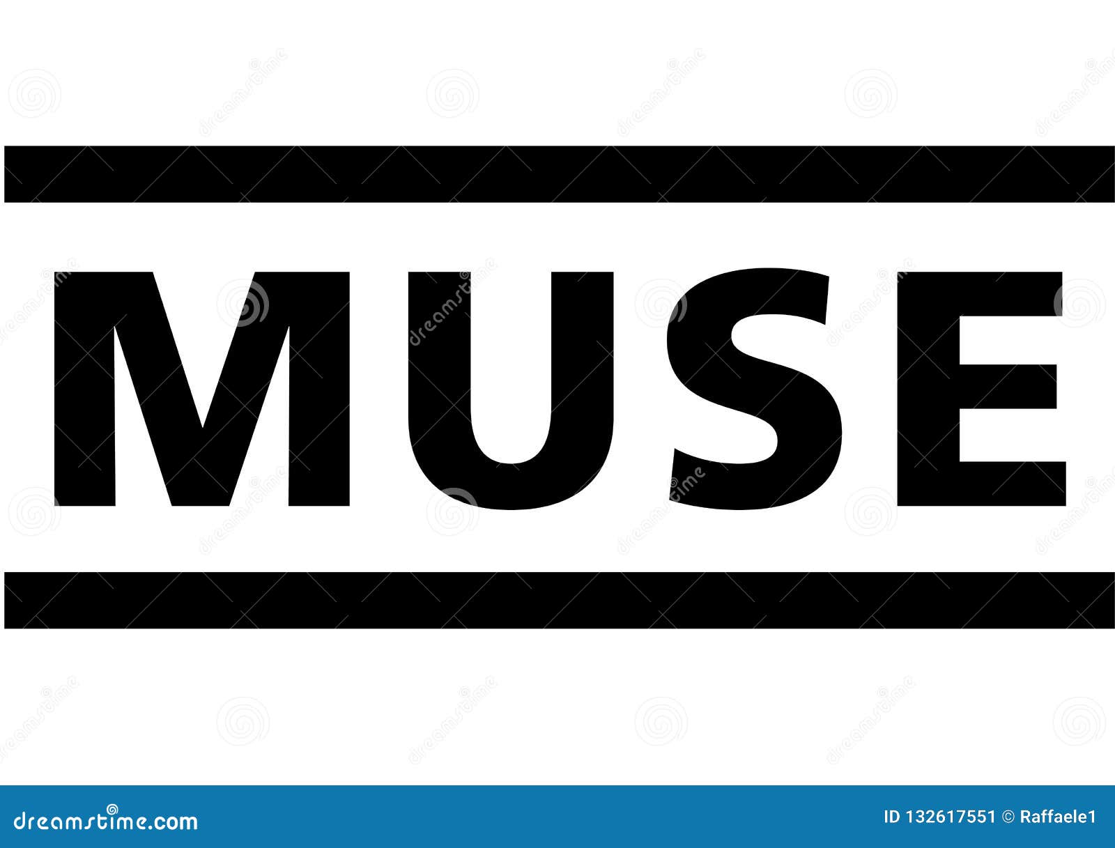 Muse Logo Cartoon Vector | CartoonDealer.com #132617551