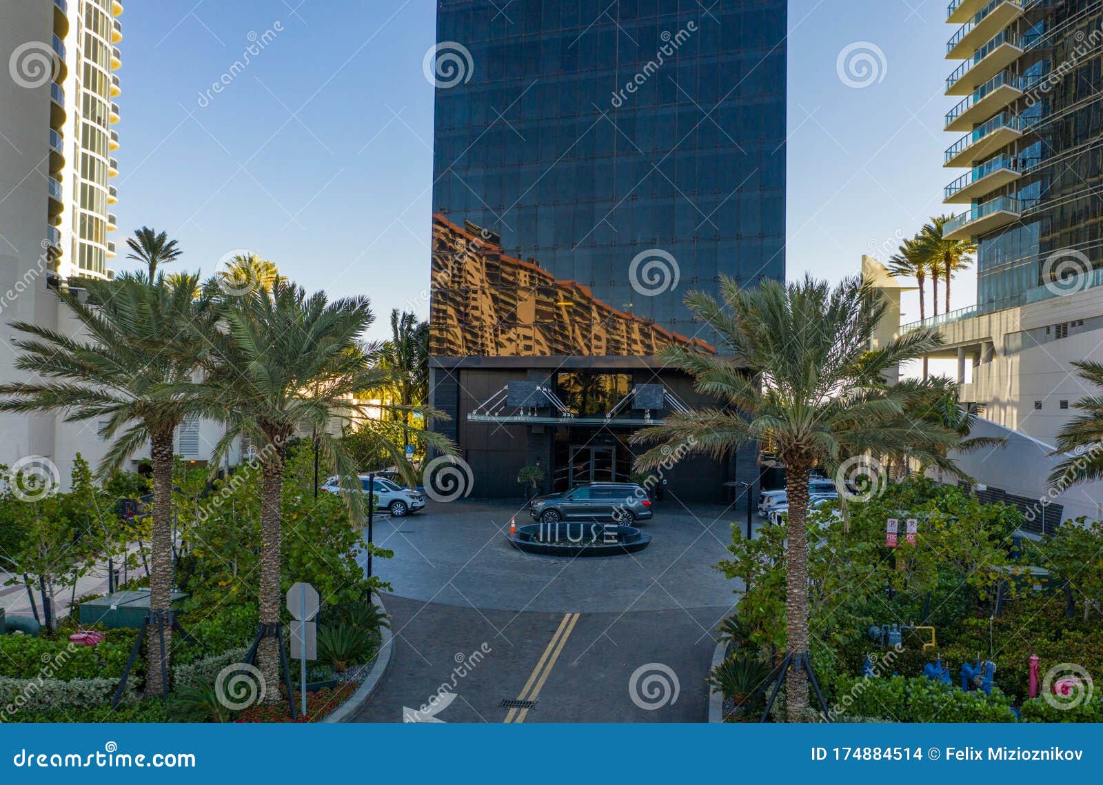 Muse Residences Sunny Isles Beach FL Stock Photo - Image of ...