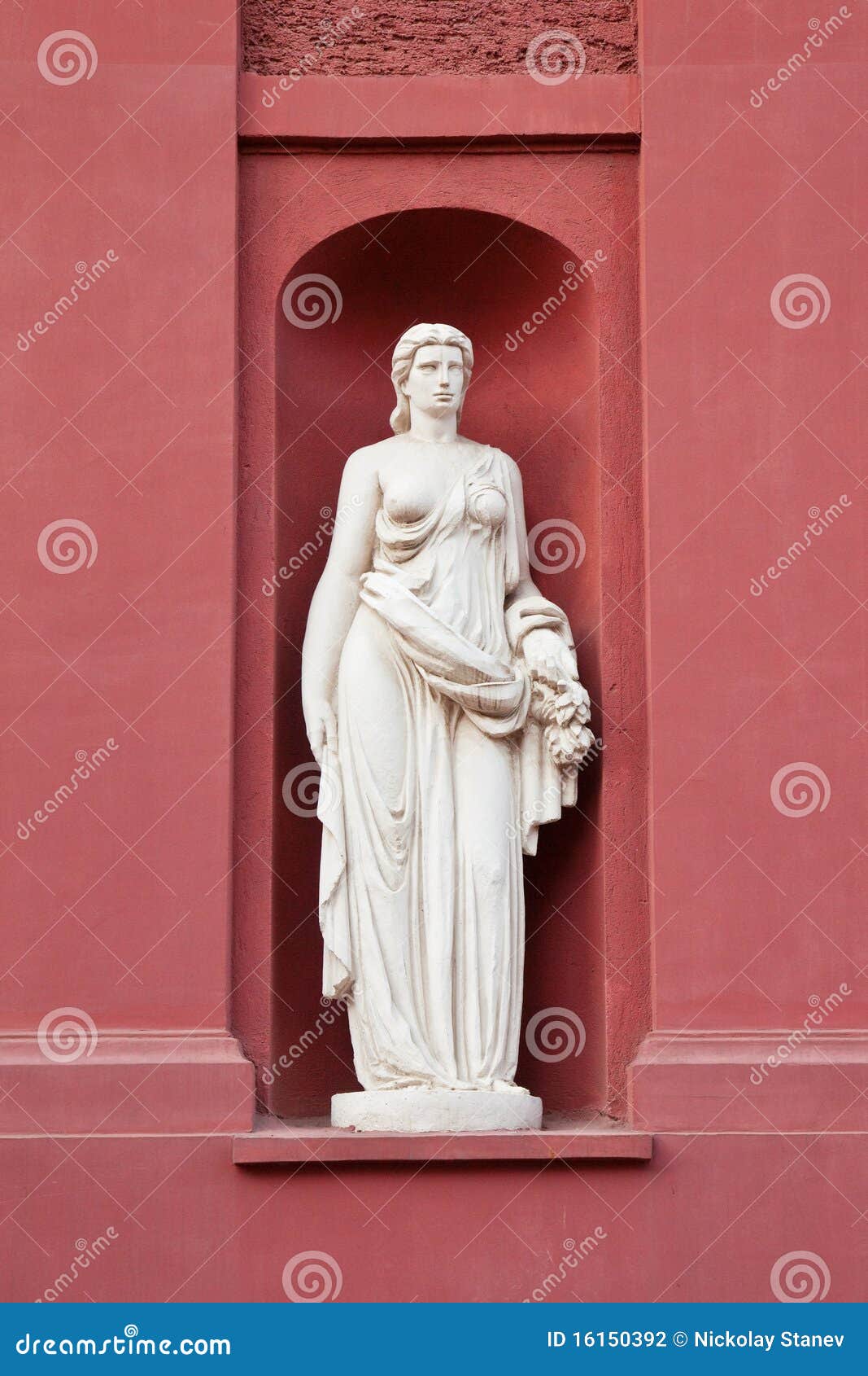 Muse Statue stock photo. Image of sofia, city, vazov - 16150392