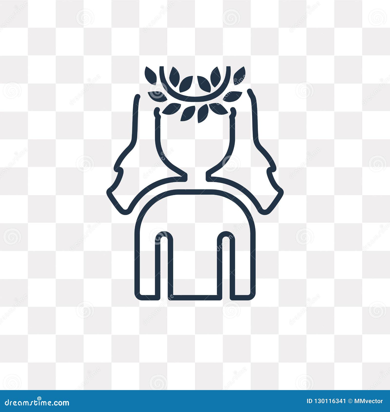 Muse Vector Icon Isolated On Transparent Background, Linear Muse ...