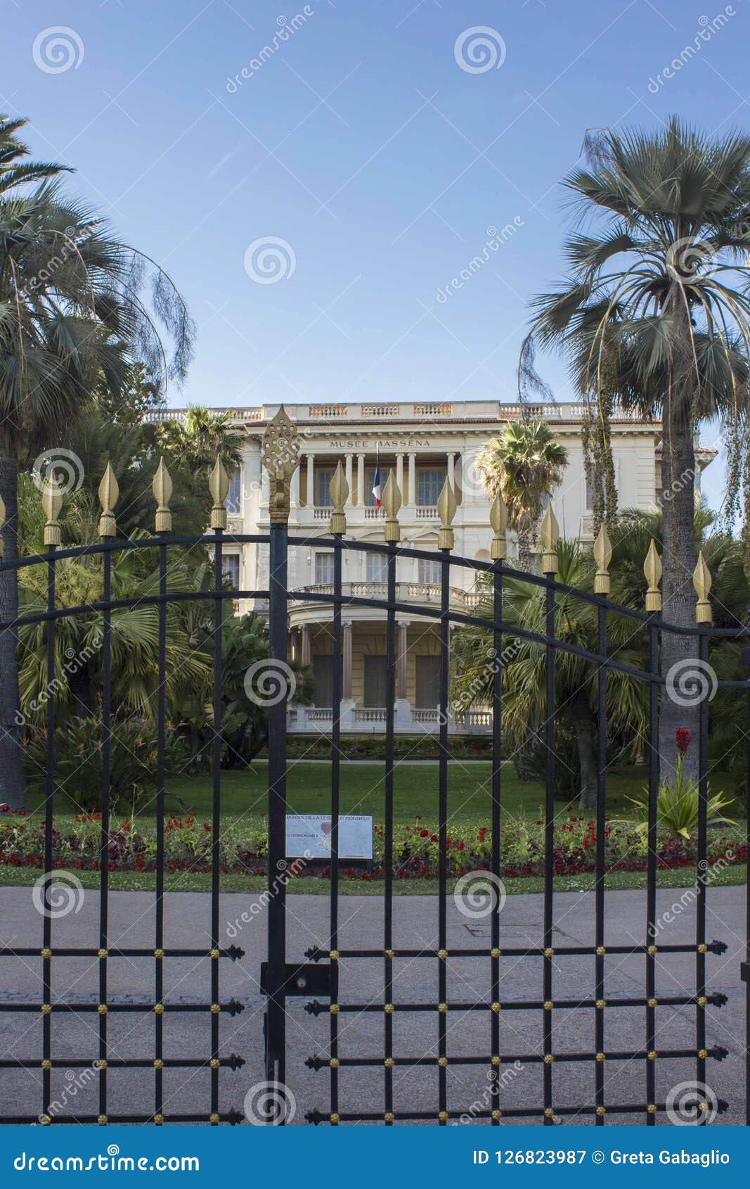 Musee Massena in Nice, France Stock Image - Image of institution ...