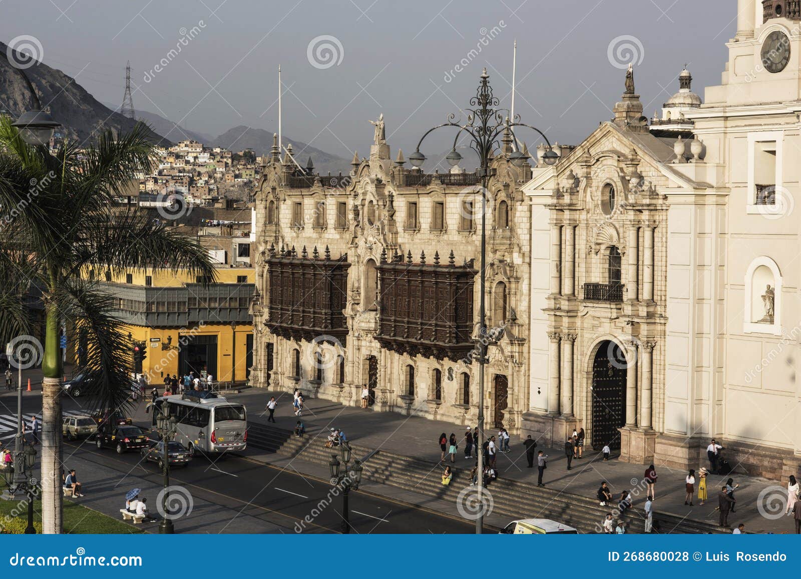 Museo De La Inquisicion (Inquisition Museum ) in Lima, Peru Stock Photo ...